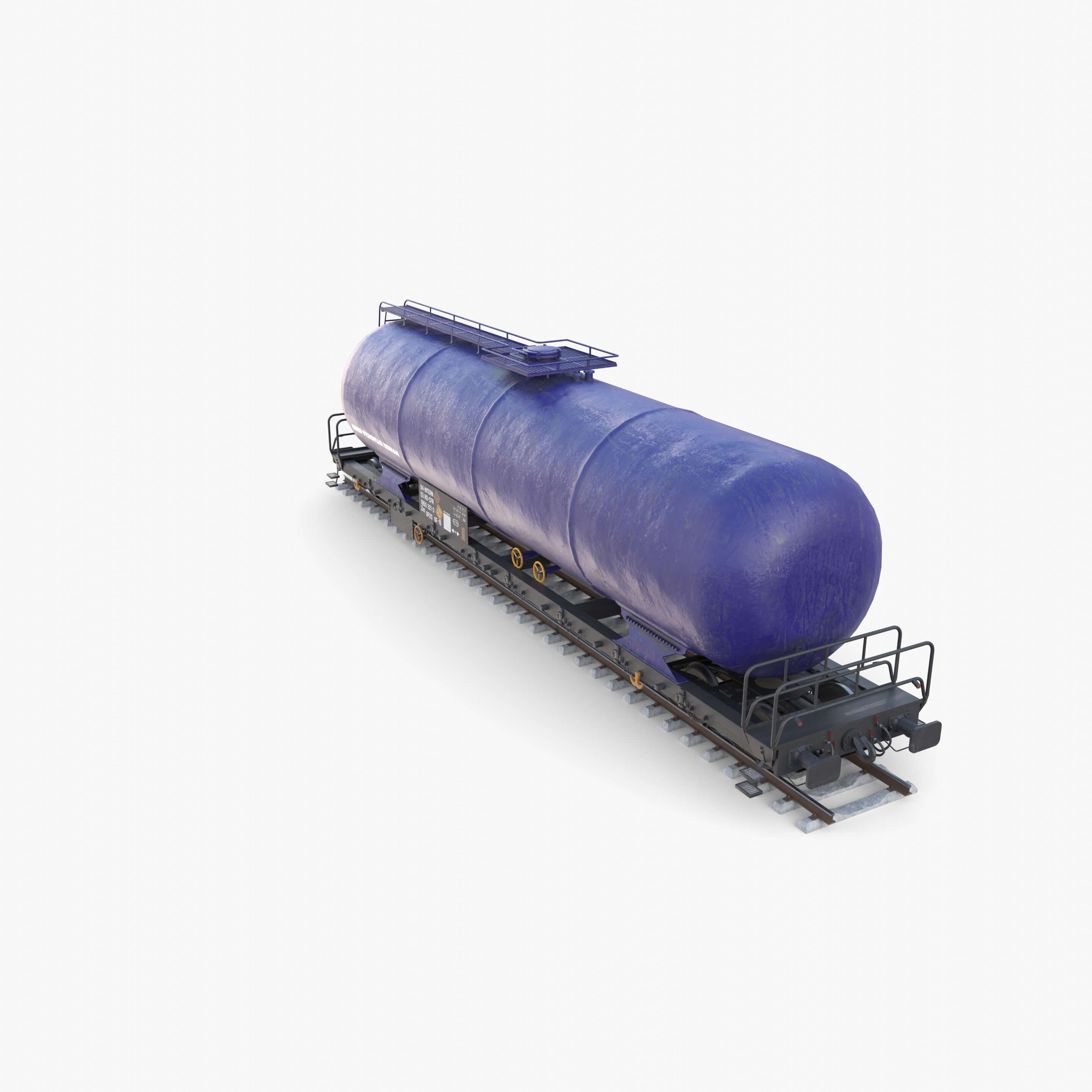 Cfr Tanker Rail Car V2 - 3D Model by dragosburian
