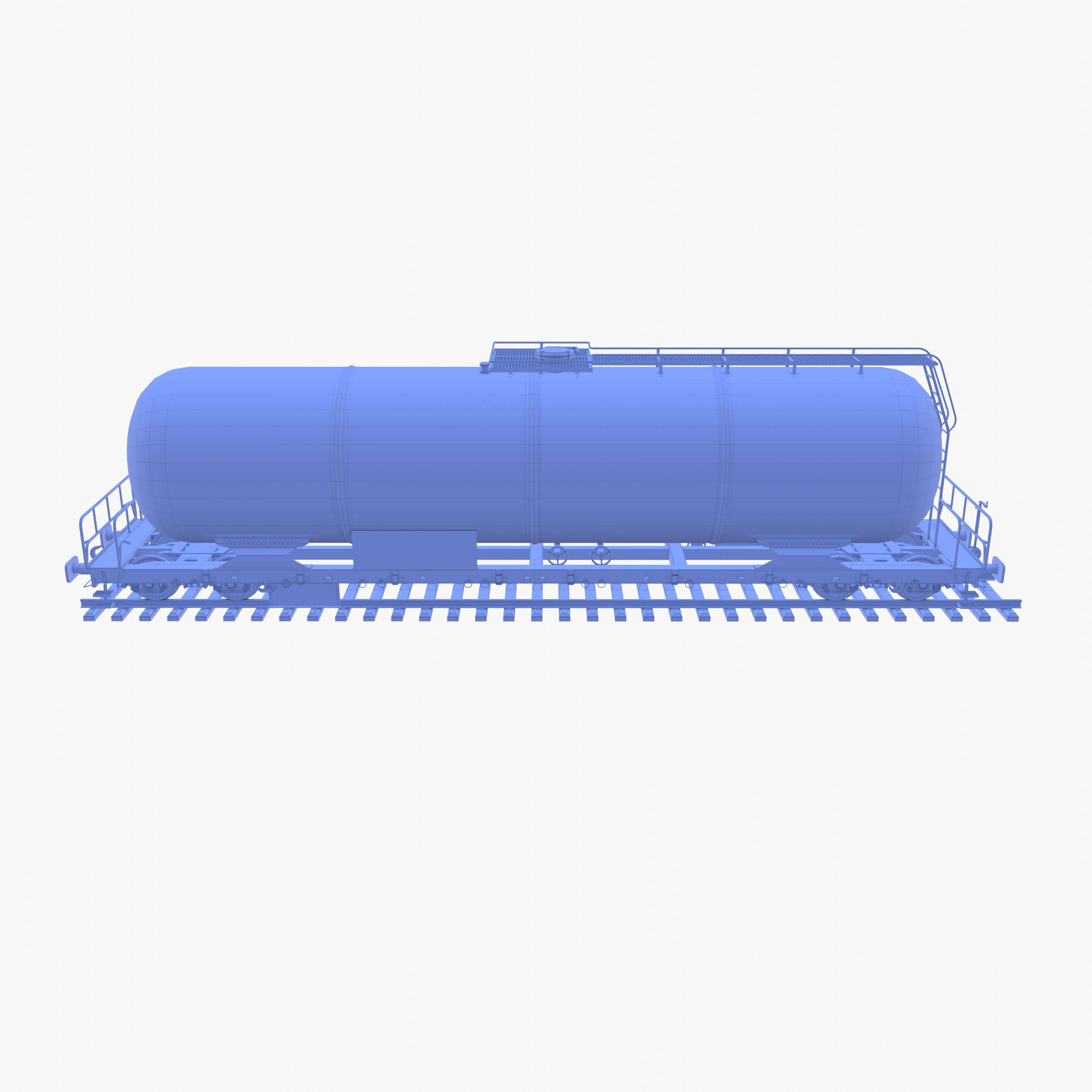 Cfr Tanker Rail Car V2 - 3D Model by dragosburian