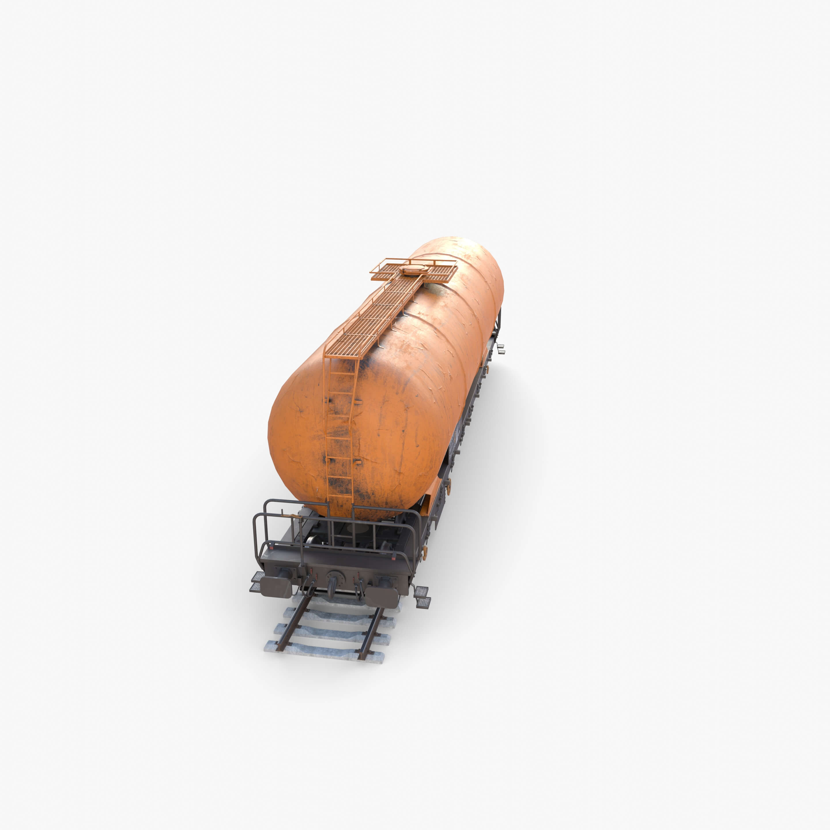 Cfr Tanker Rail Car V3 - 3D Model by dragosburian