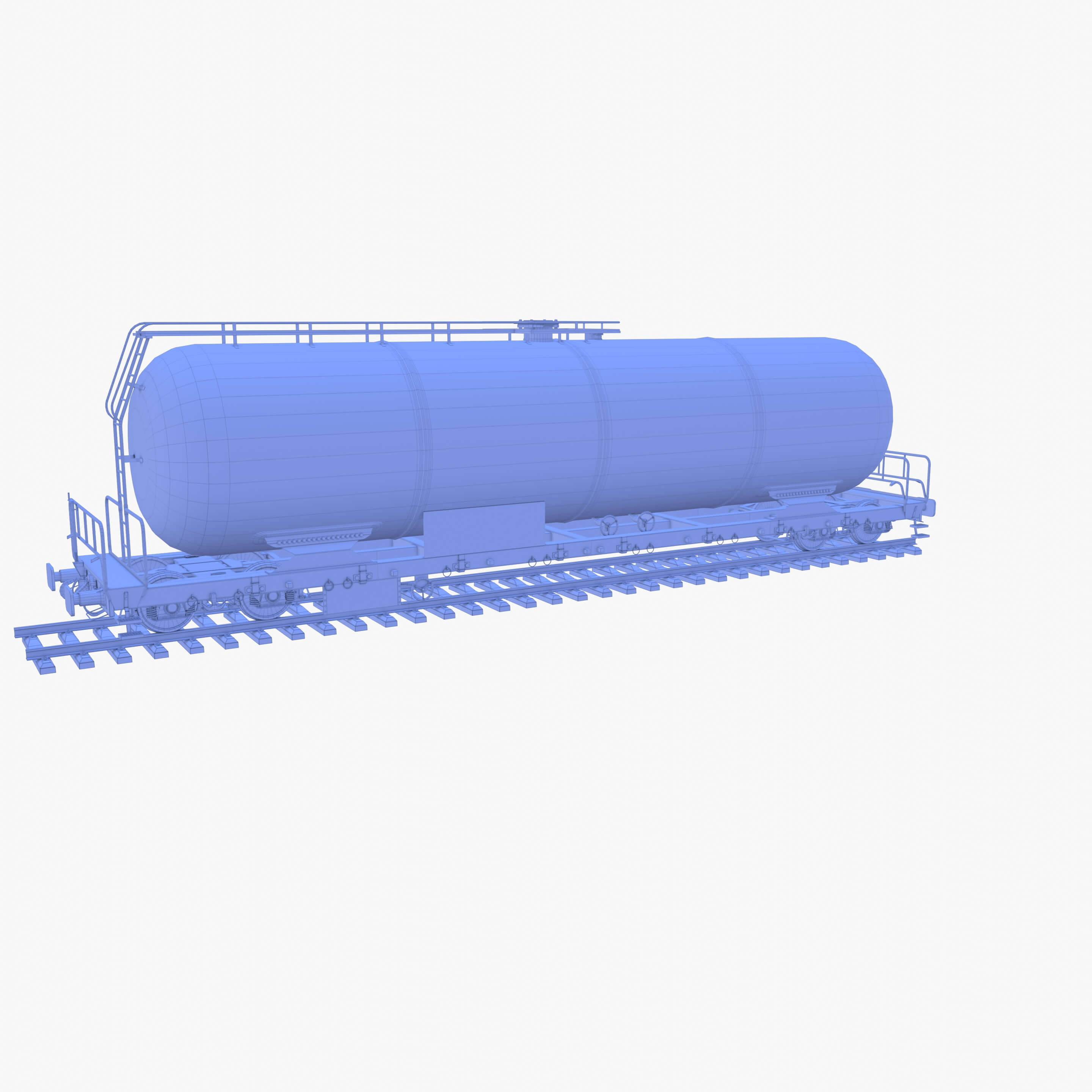Cfr Tanker Rail Car V3 - 3D Model by dragosburian