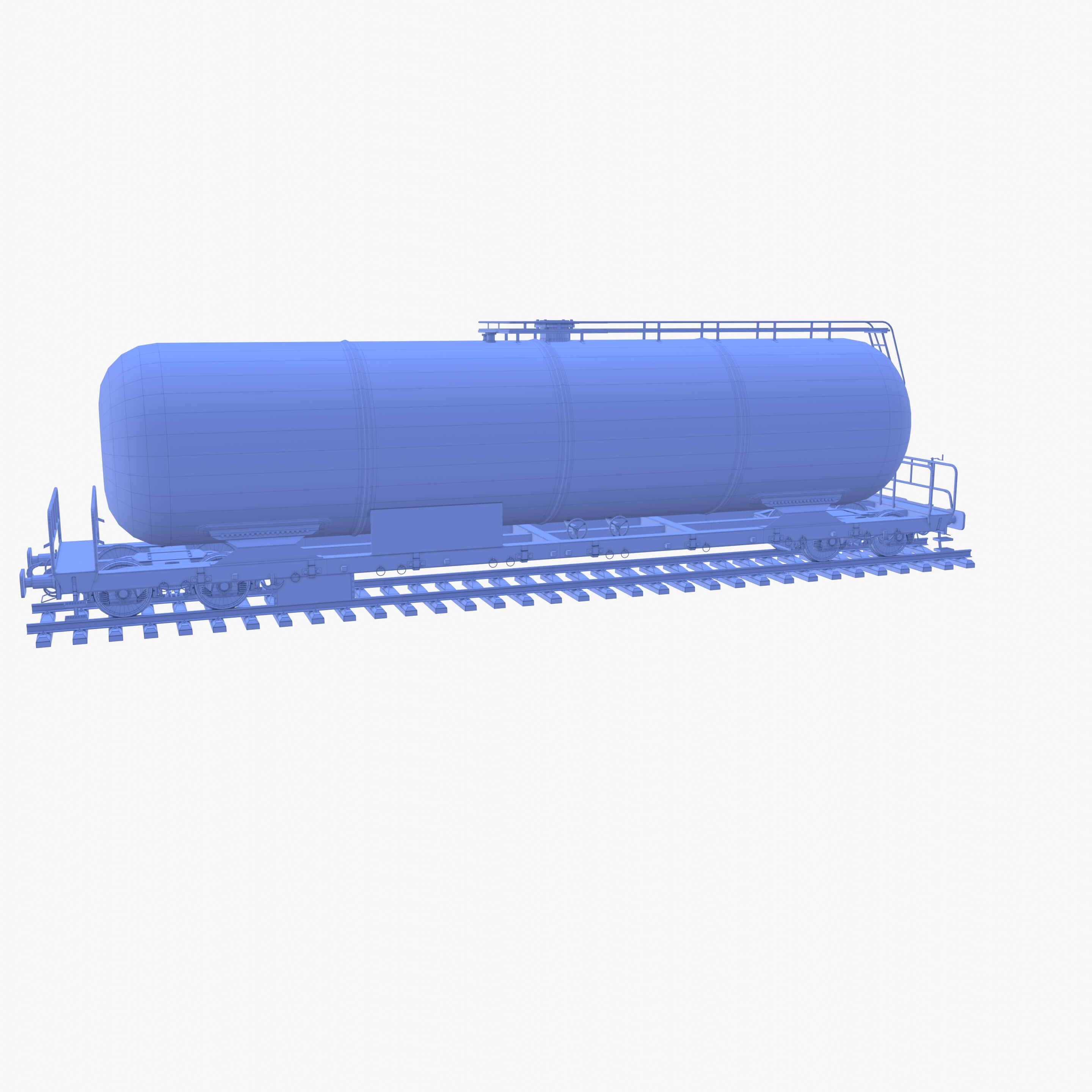 Cfr Tanker Rail Car V4 - 3D Model by dragosburian