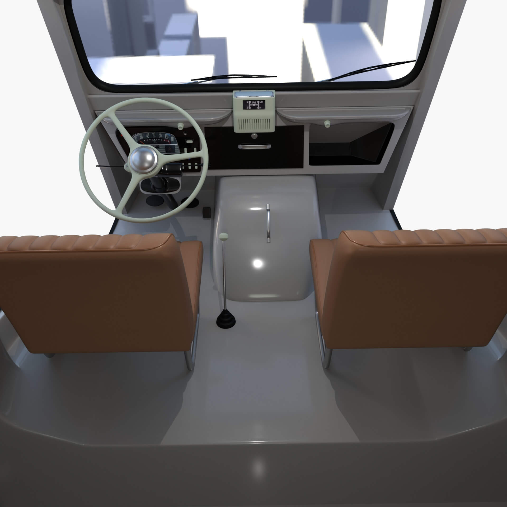Citroen HY Ambulance With Interior - 3D Model by dragosburian