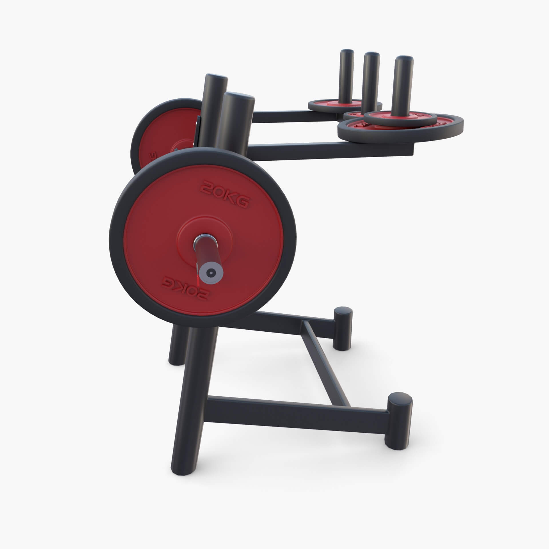 Curl Rack - 3D Model by dragosburian