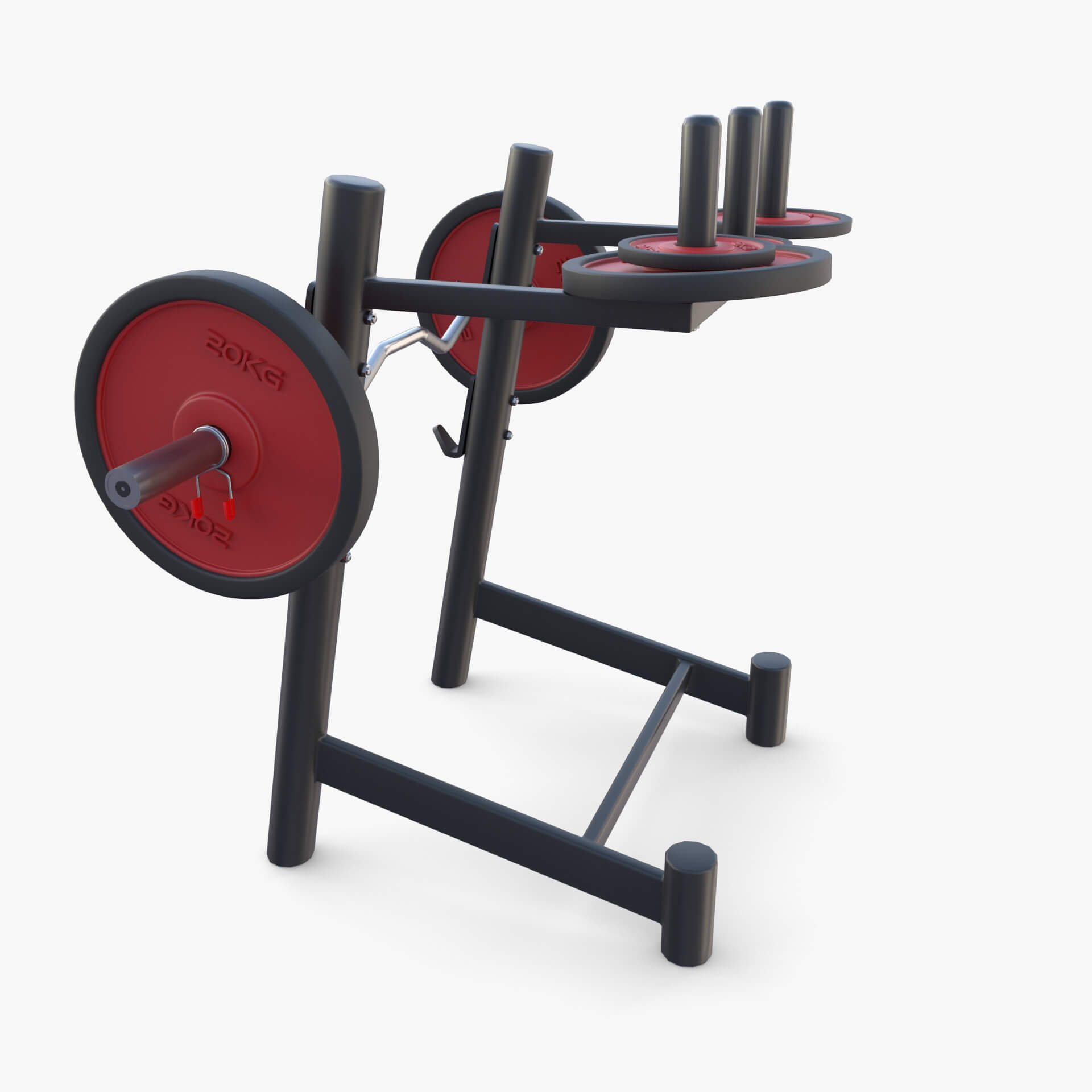 Curl Rack - 3D Model by dragosburian