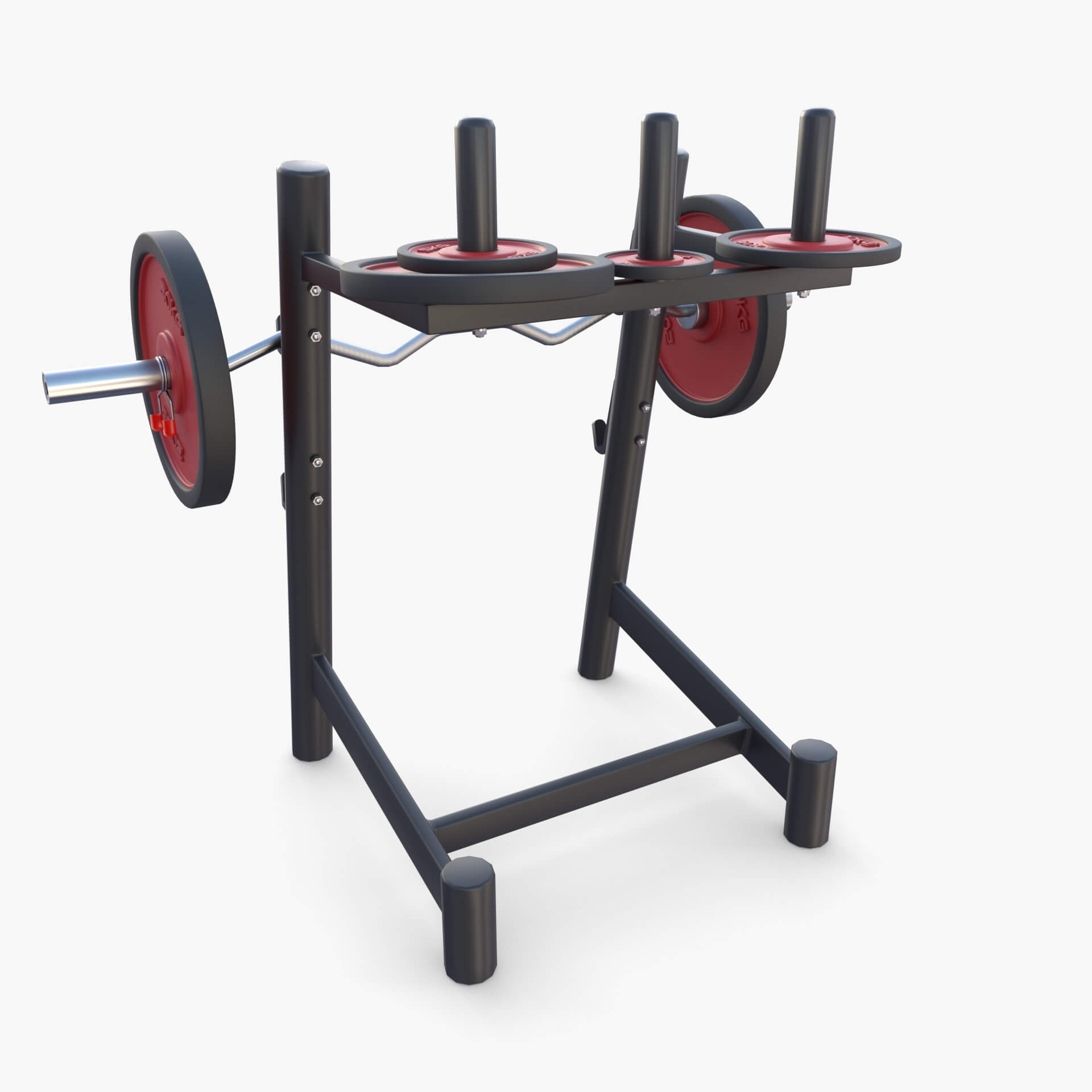 Curl Rack - 3D Model by dragosburian