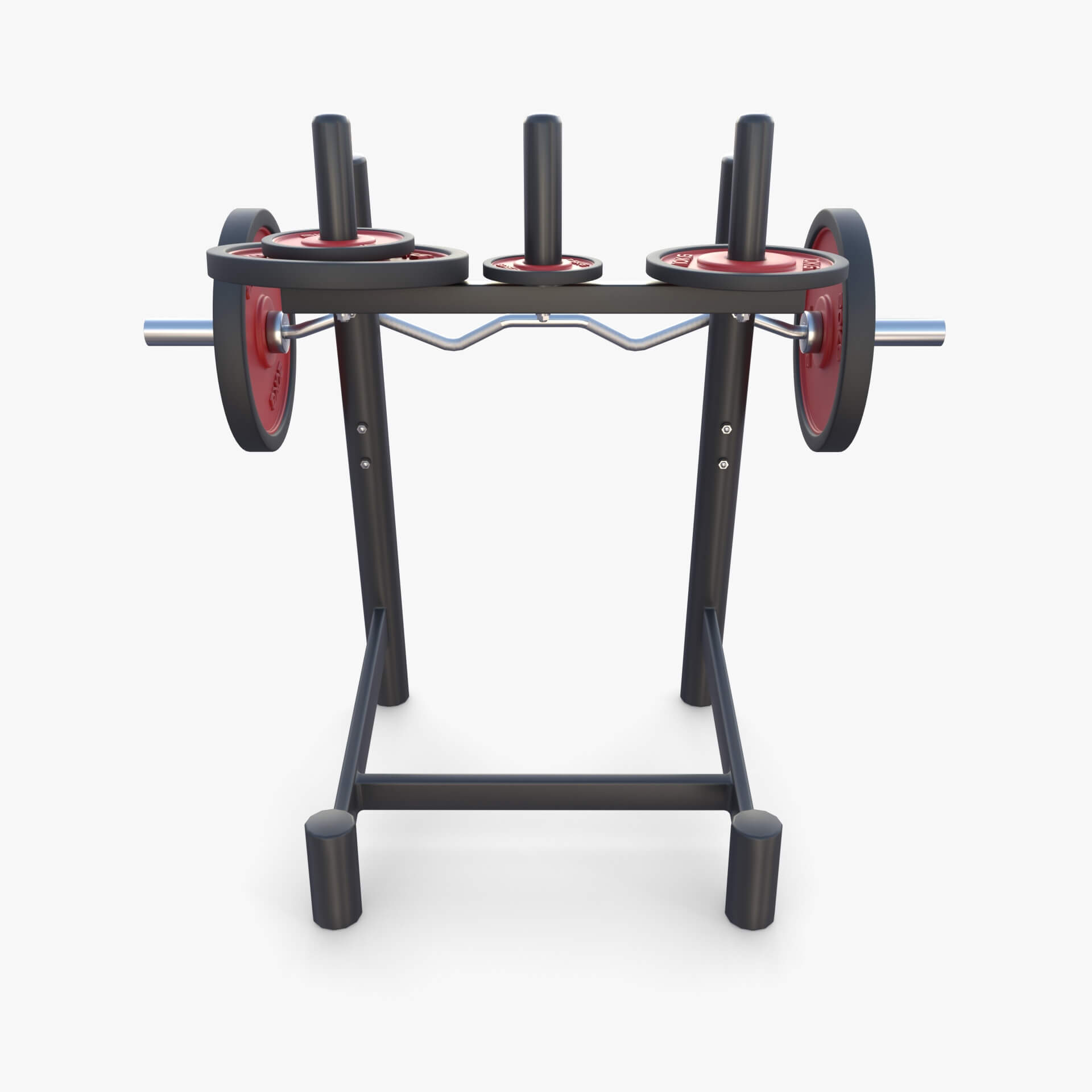 Curl Rack - 3D Model by dragosburian