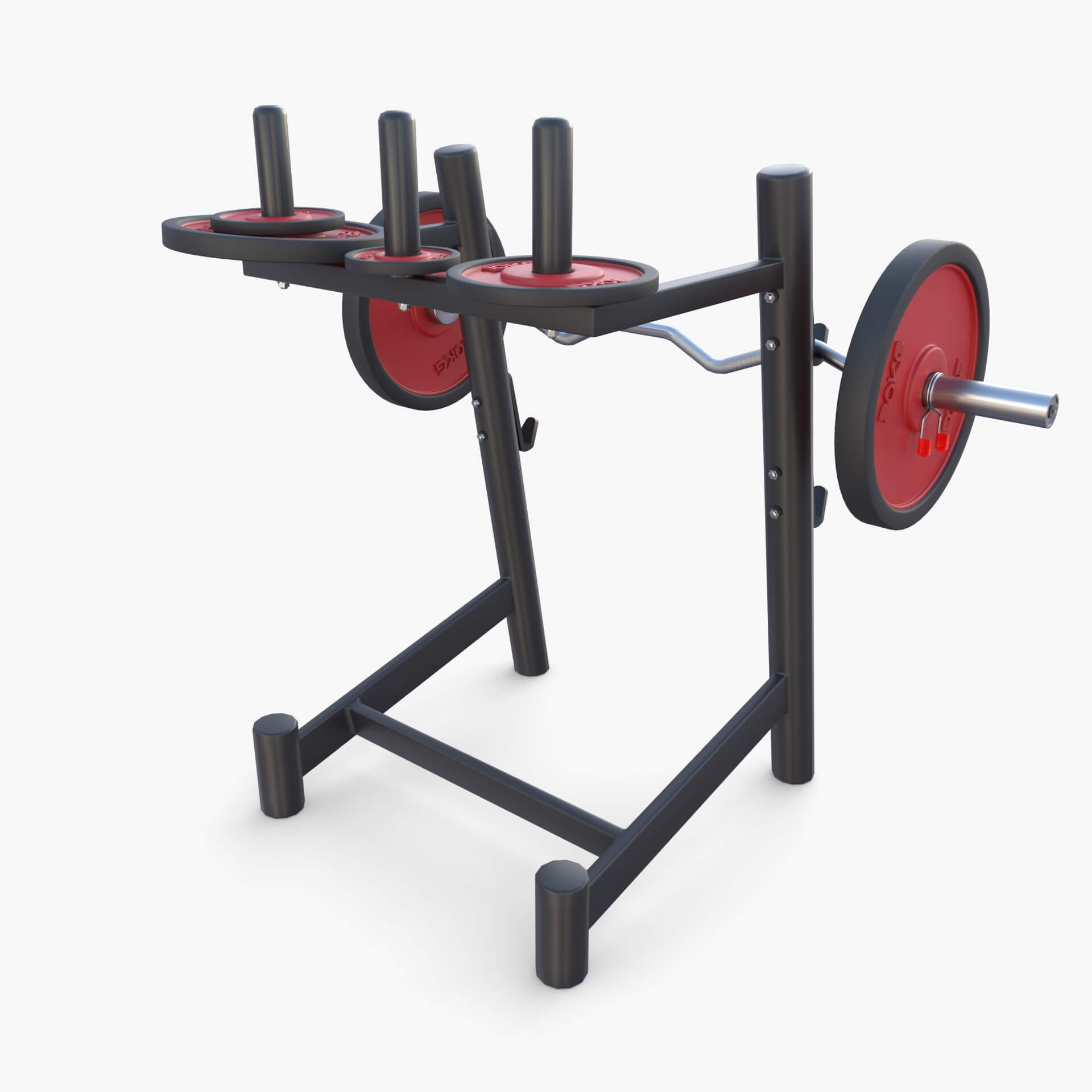 Curl Rack - 3D Model by dragosburian