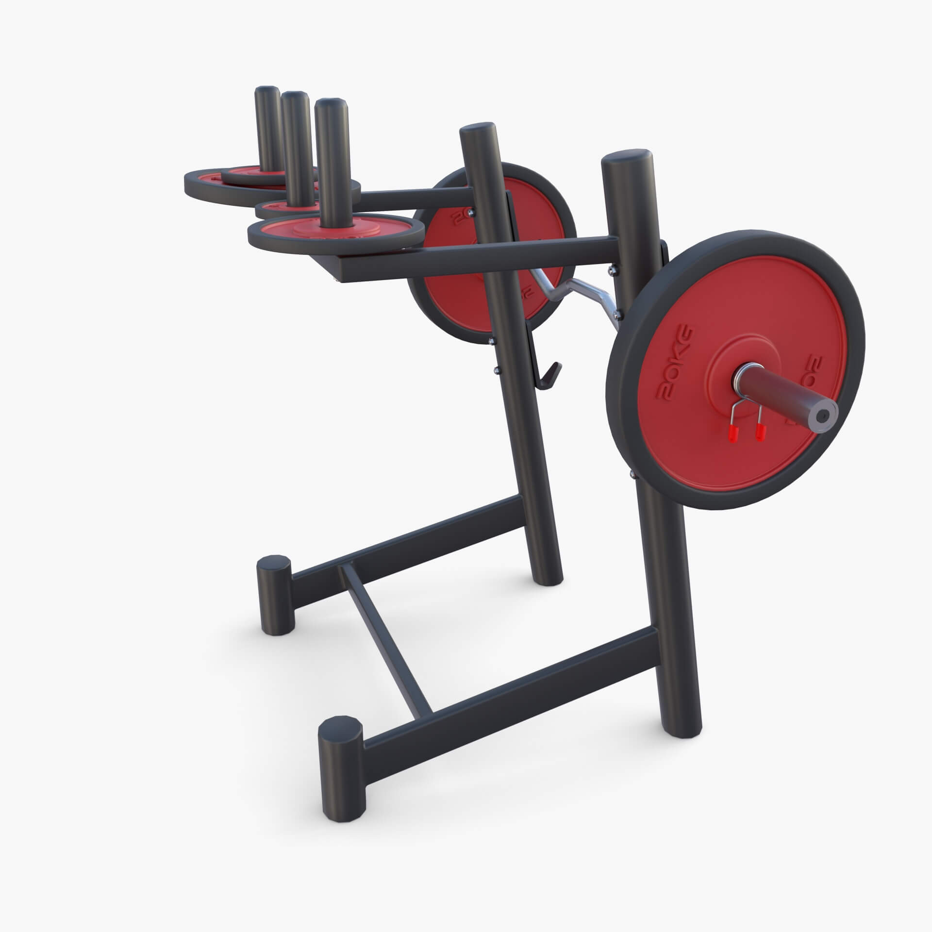 Curl Rack - 3D Model by dragosburian