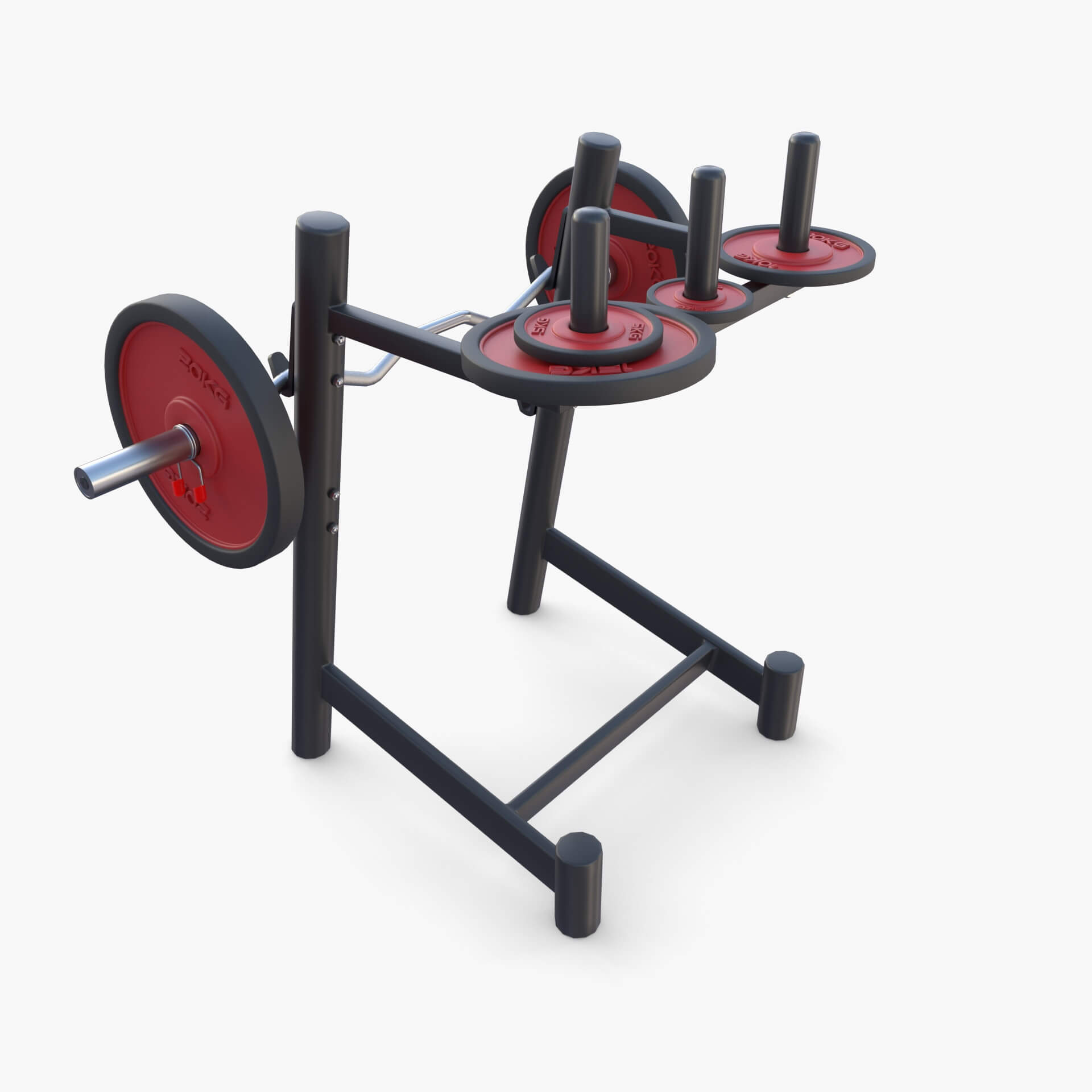 Curl Rack - 3D Model by dragosburian