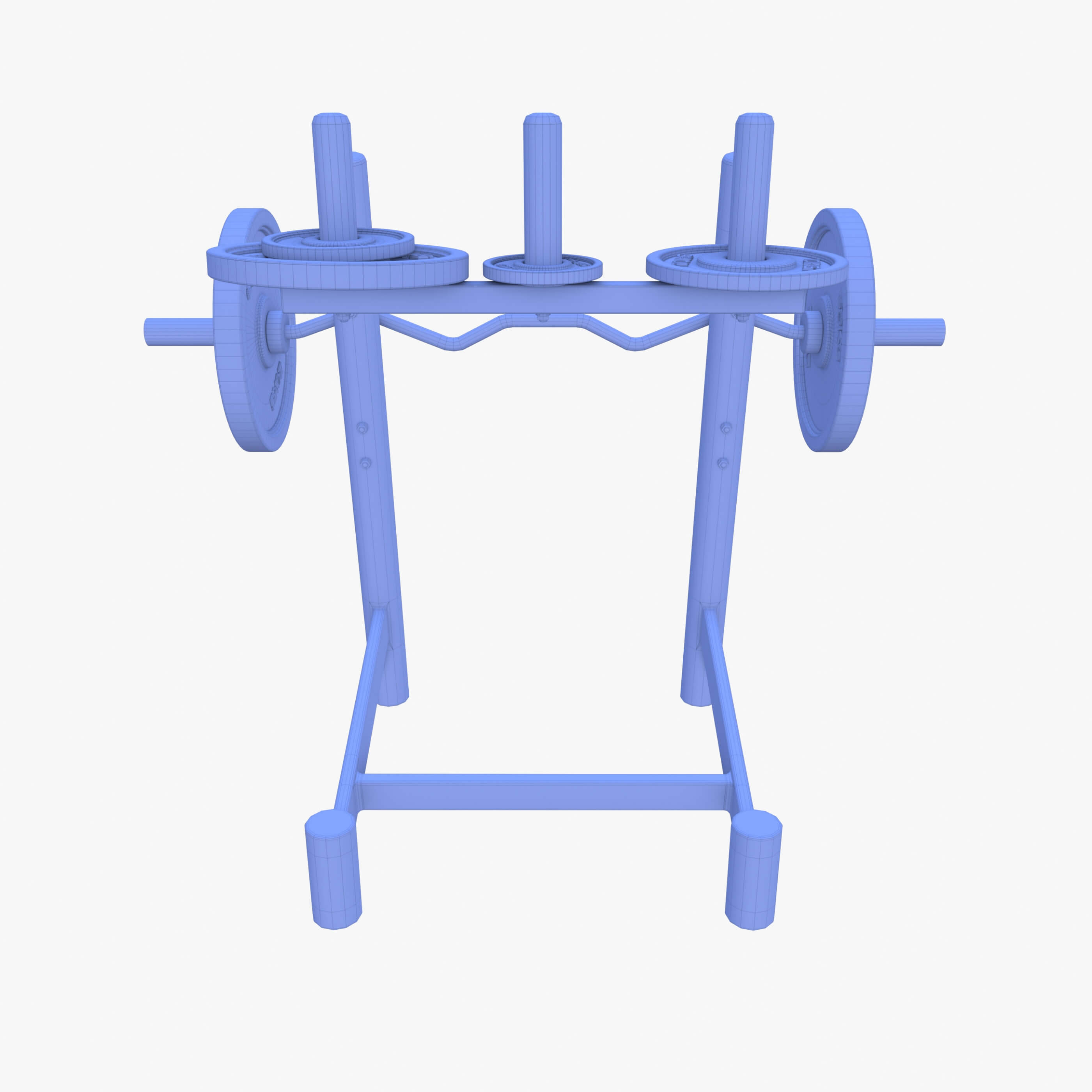 Curl Rack - 3D Model by dragosburian