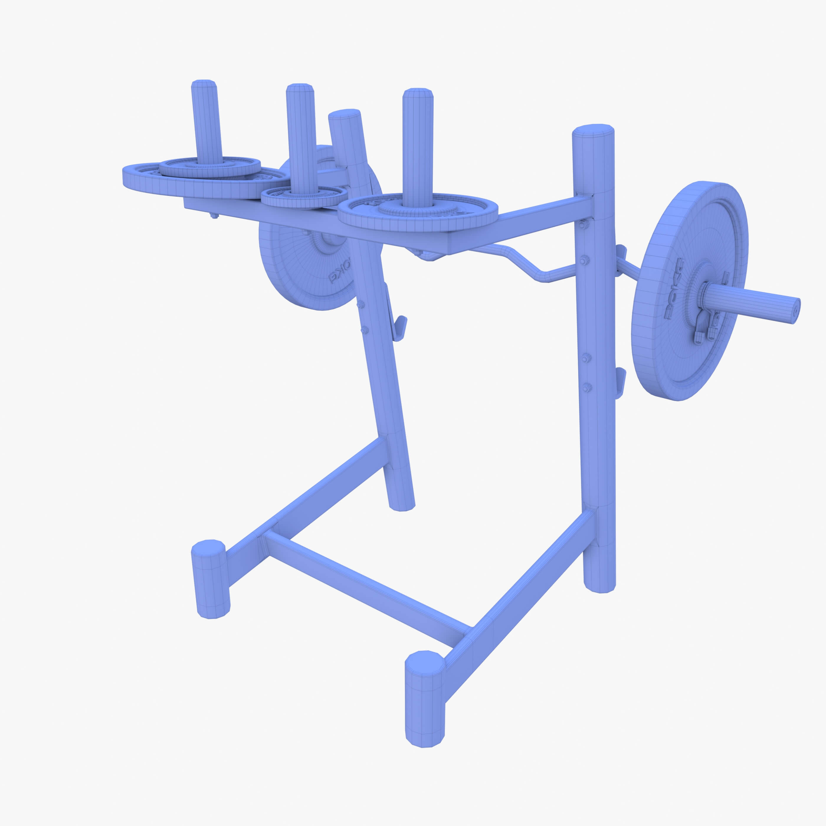 Curl Rack - 3D Model by dragosburian