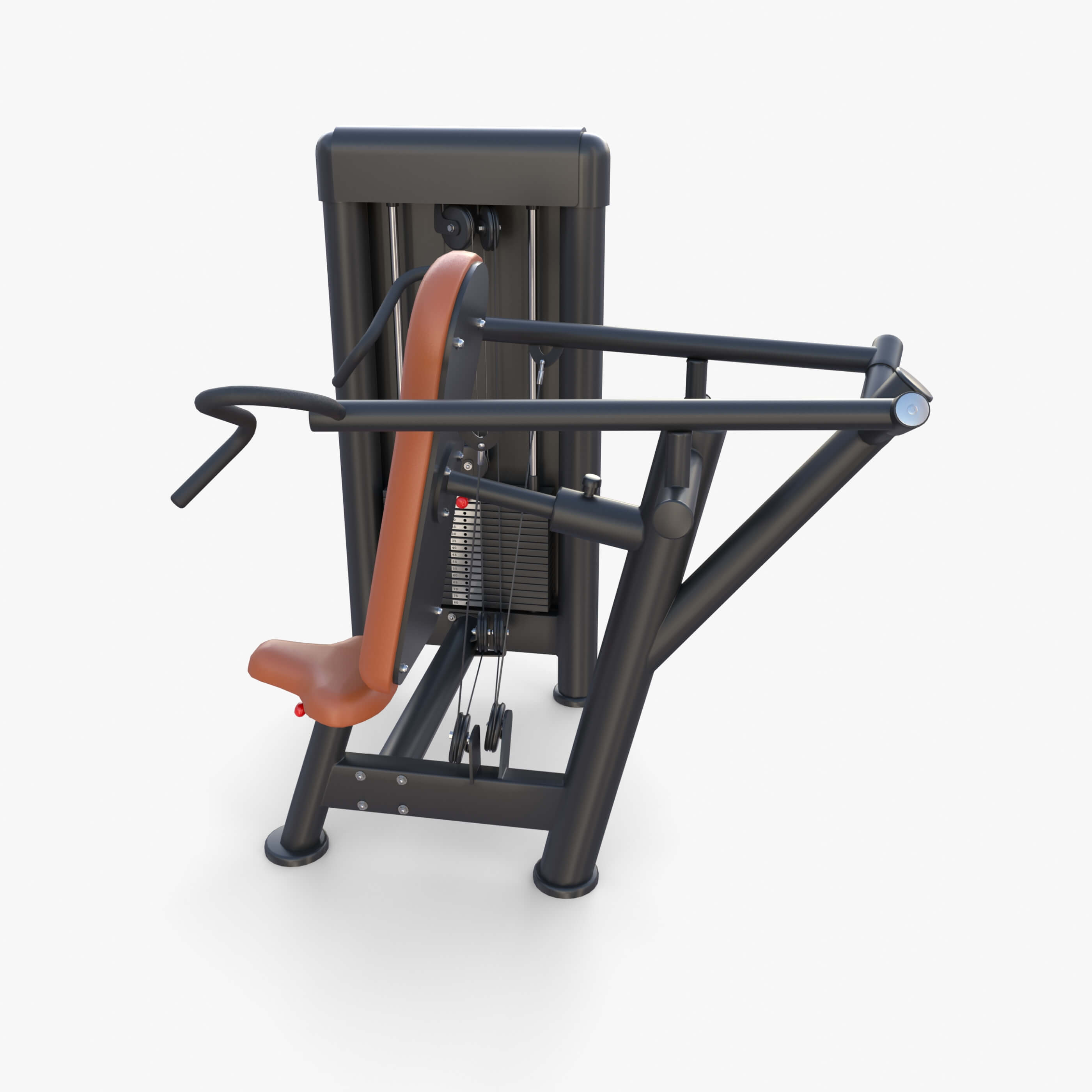 Deltoid Press Machine - 3D Model by dragosburian