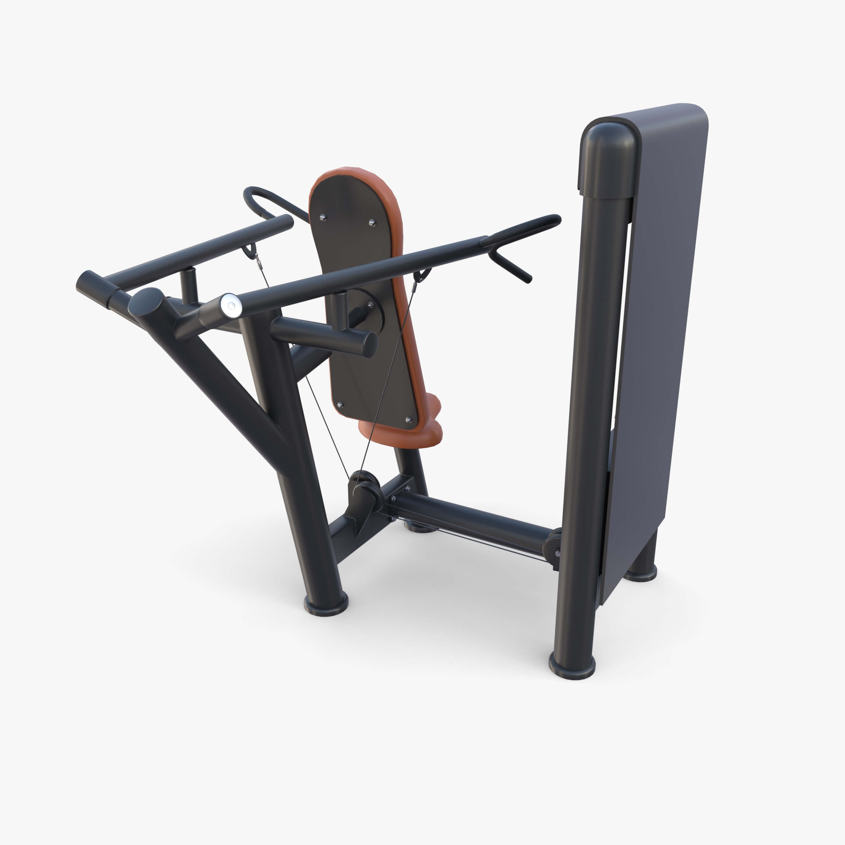 Deltoid Press Machine - 3D Model by dragosburian