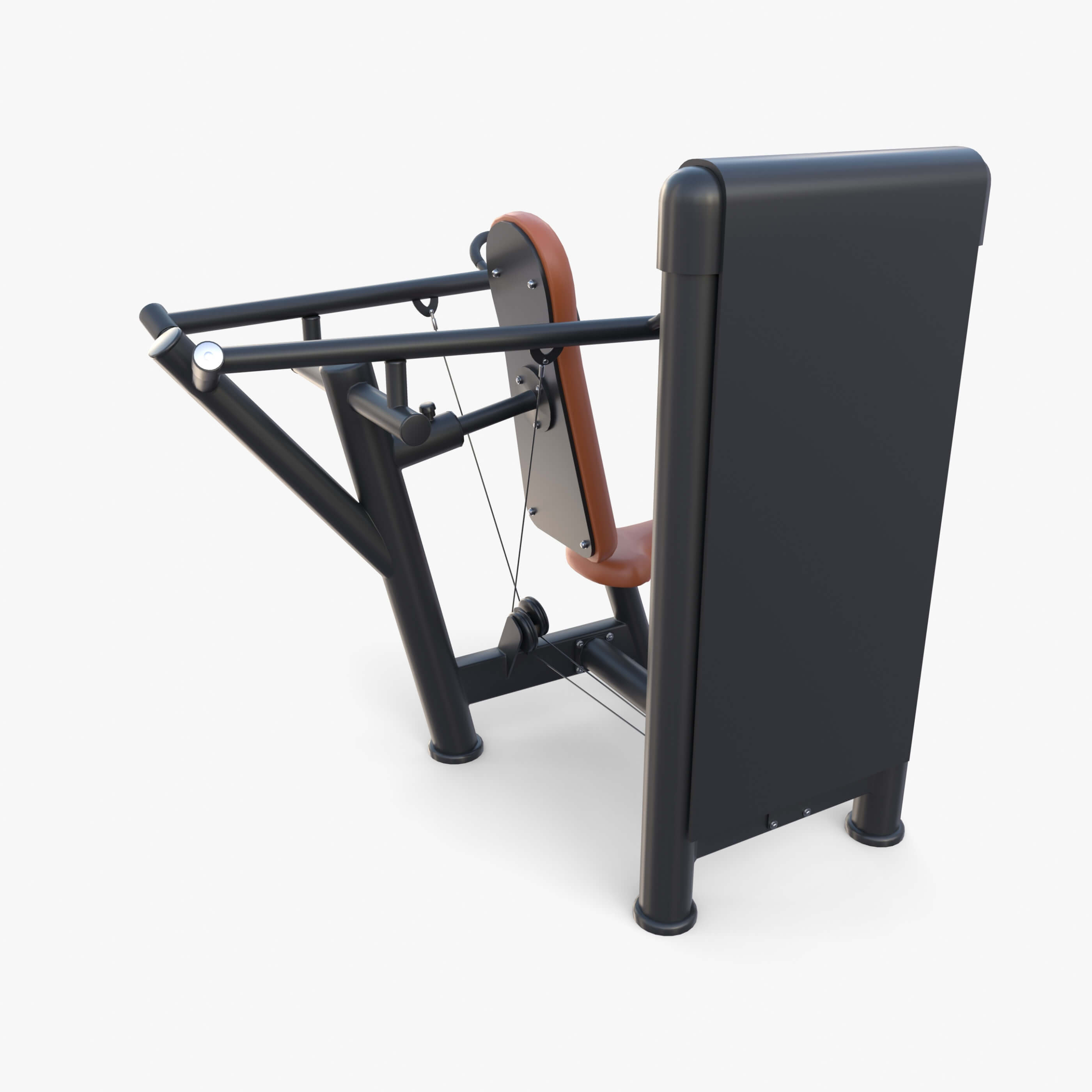 Deltoid Press Machine - 3D Model by dragosburian