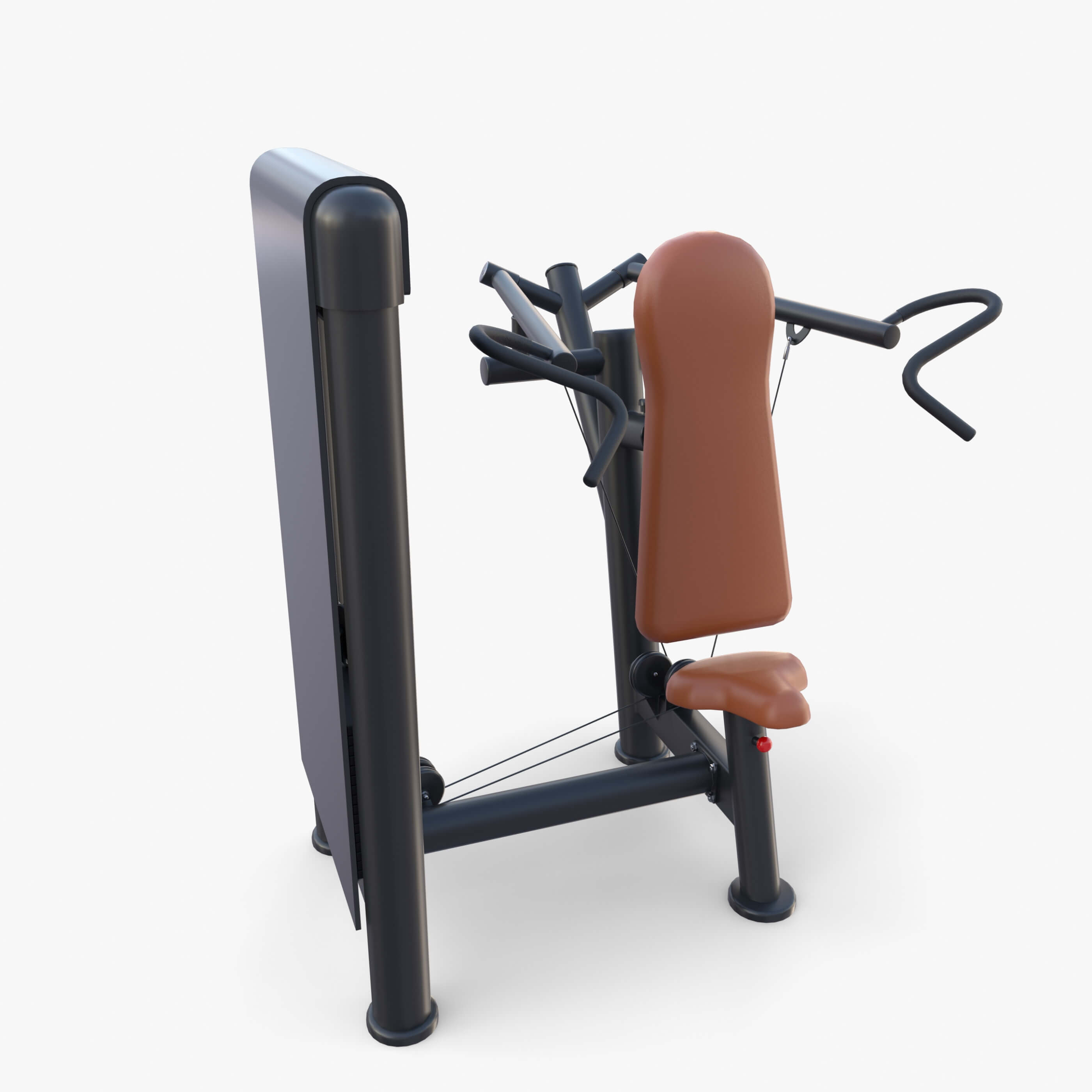 Deltoid Press Machine - 3D Model by dragosburian