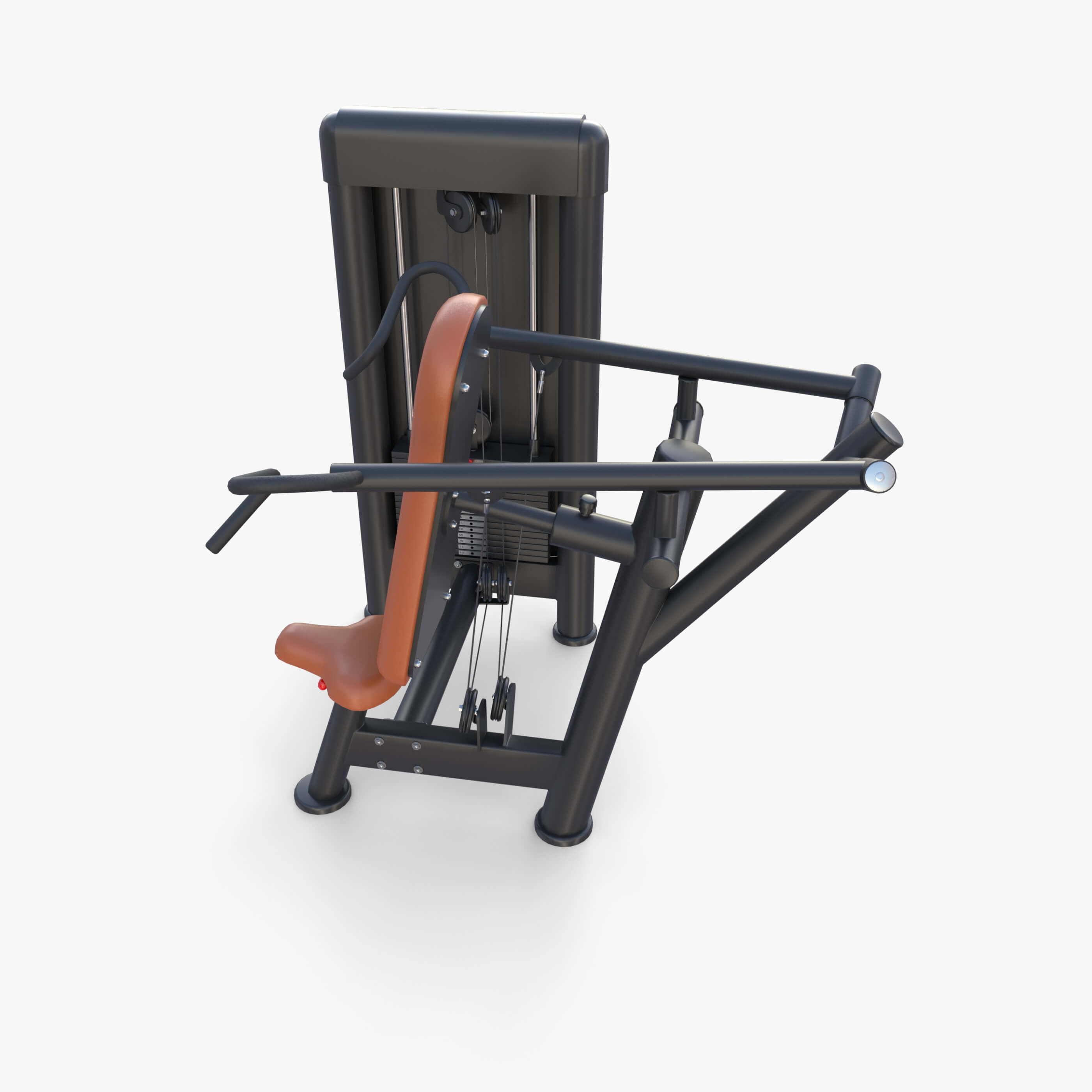 Deltoid Press Machine - 3D Model by dragosburian