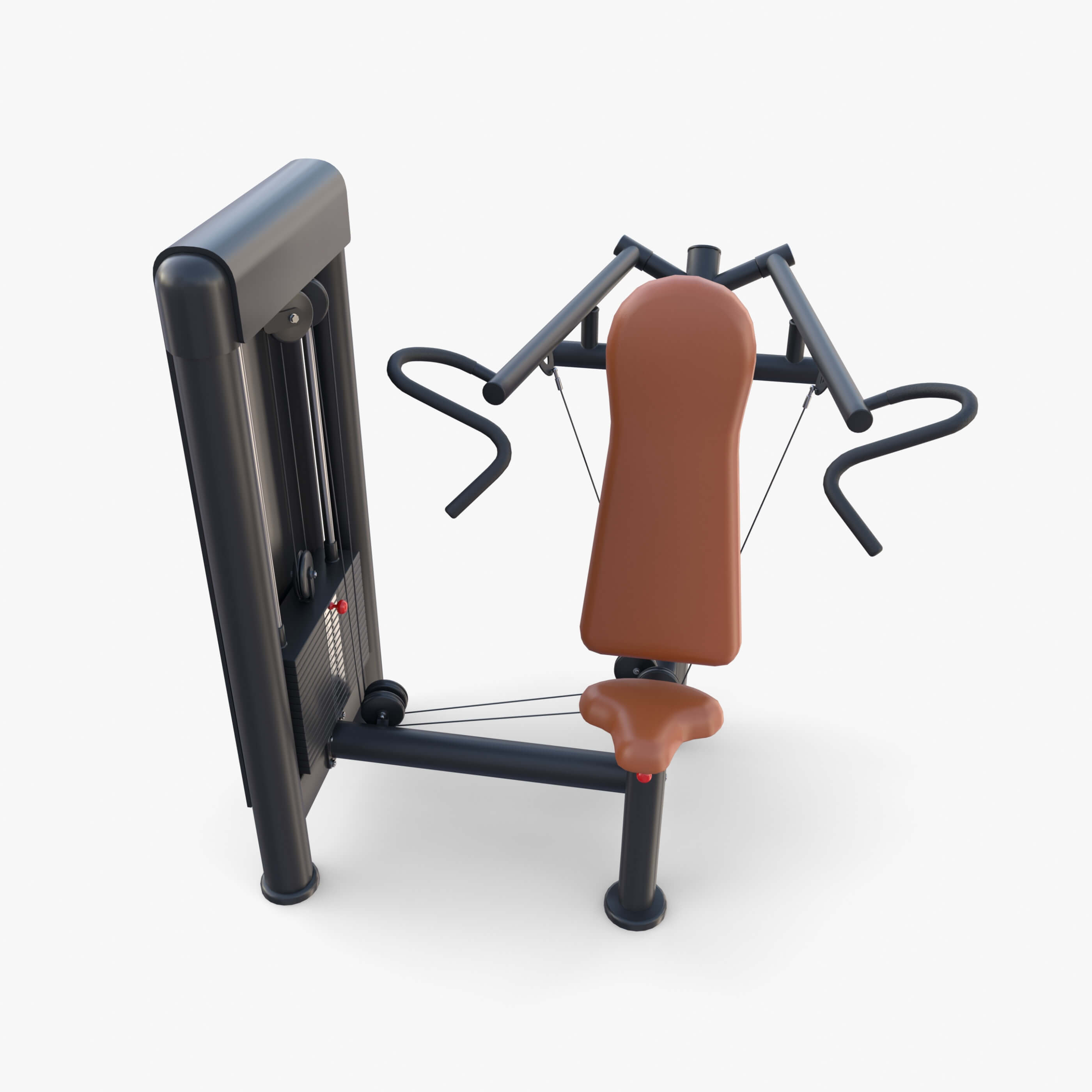 Deltoid Press Machine - 3D Model by dragosburian