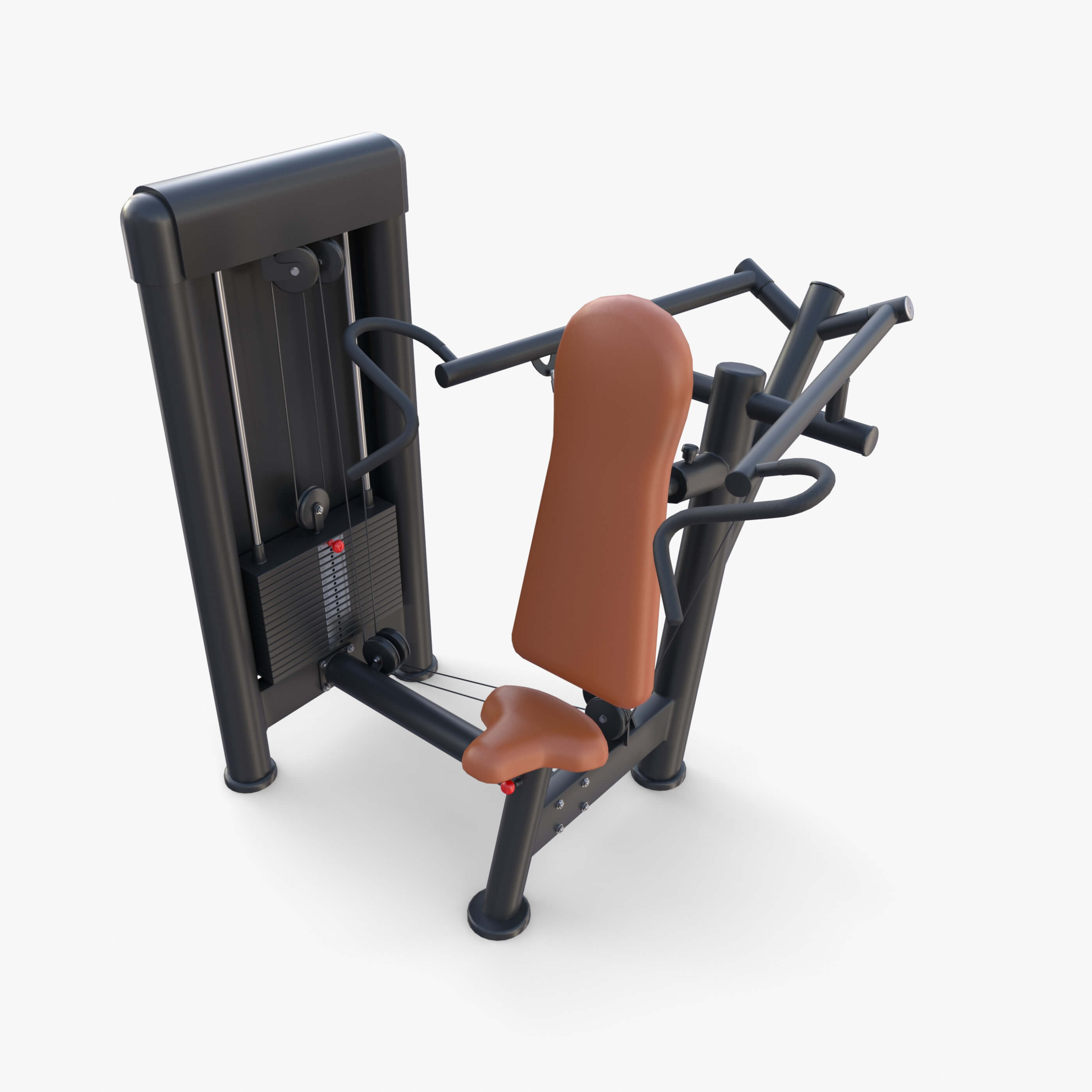 Deltoid Press Machine - 3D Model by dragosburian