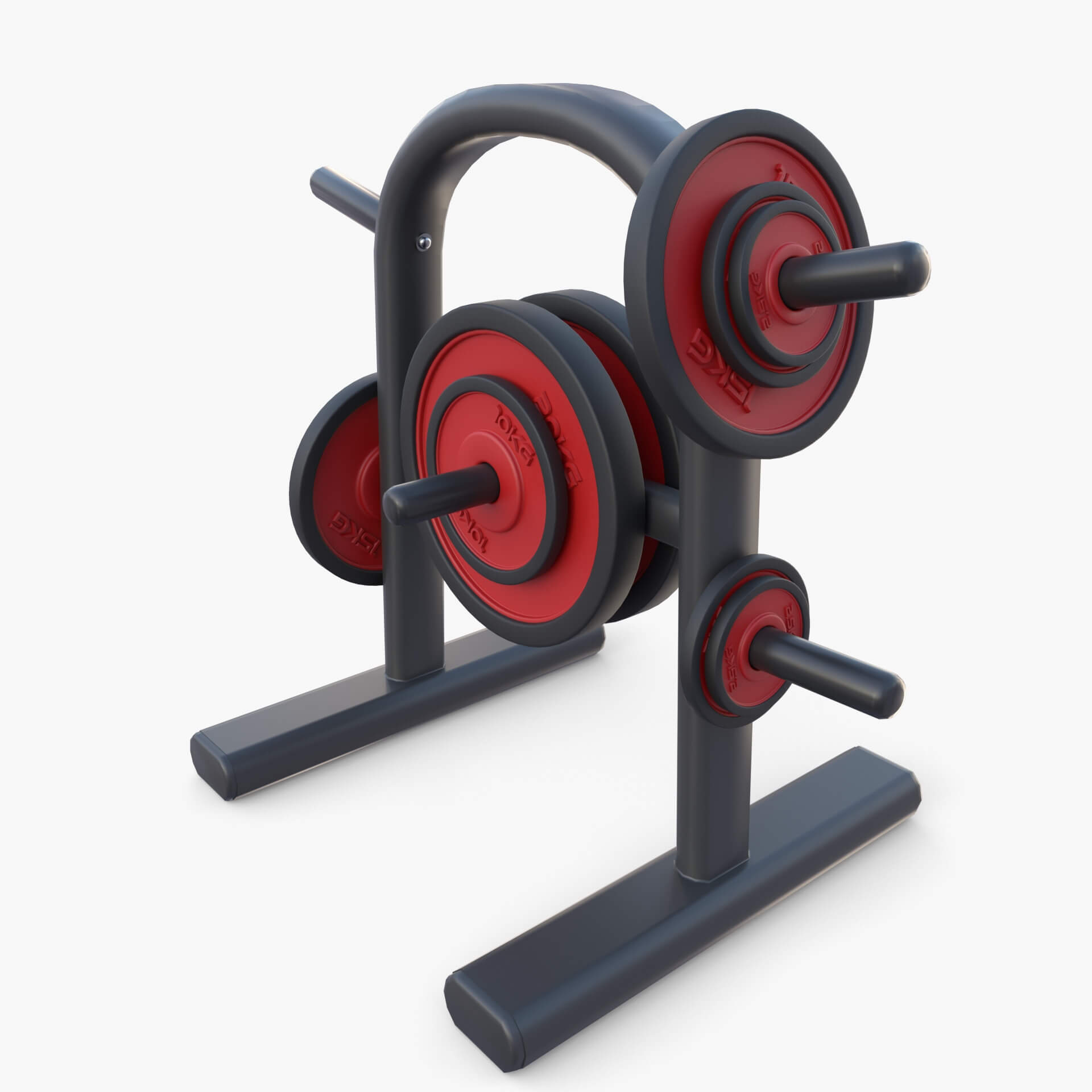 Disk Rack V1 - 3D Model by dragosburian