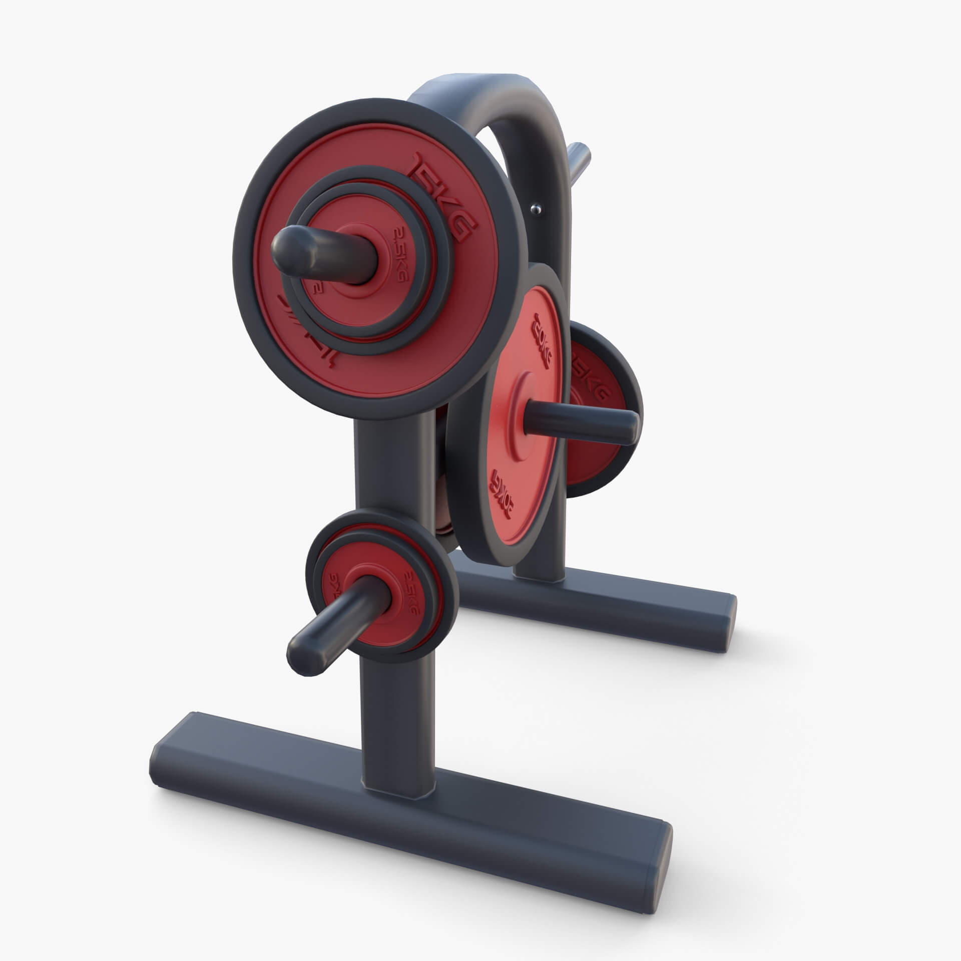 Disk Rack V1 - 3D Model by dragosburian