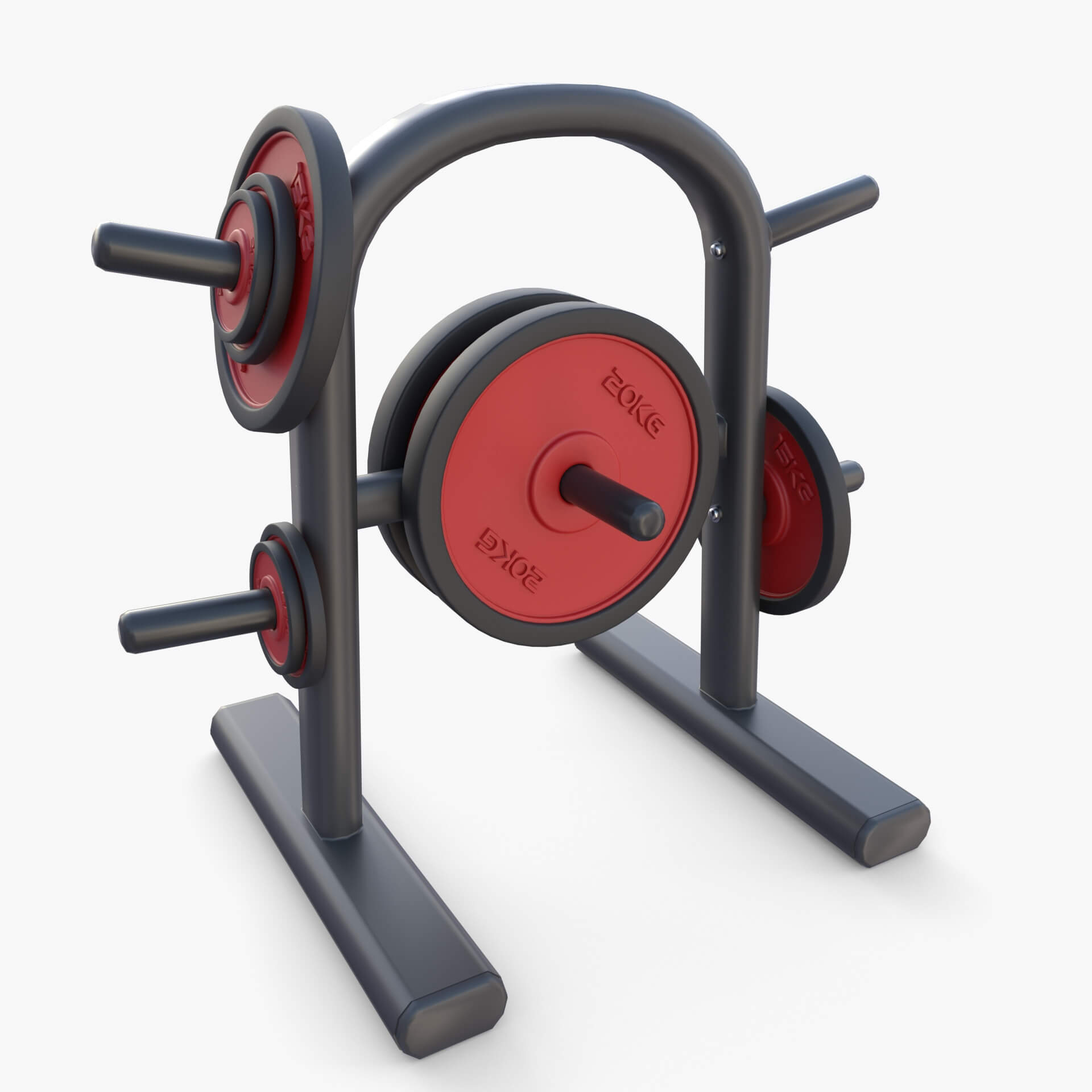 Disk Rack V1 - 3D Model by dragosburian