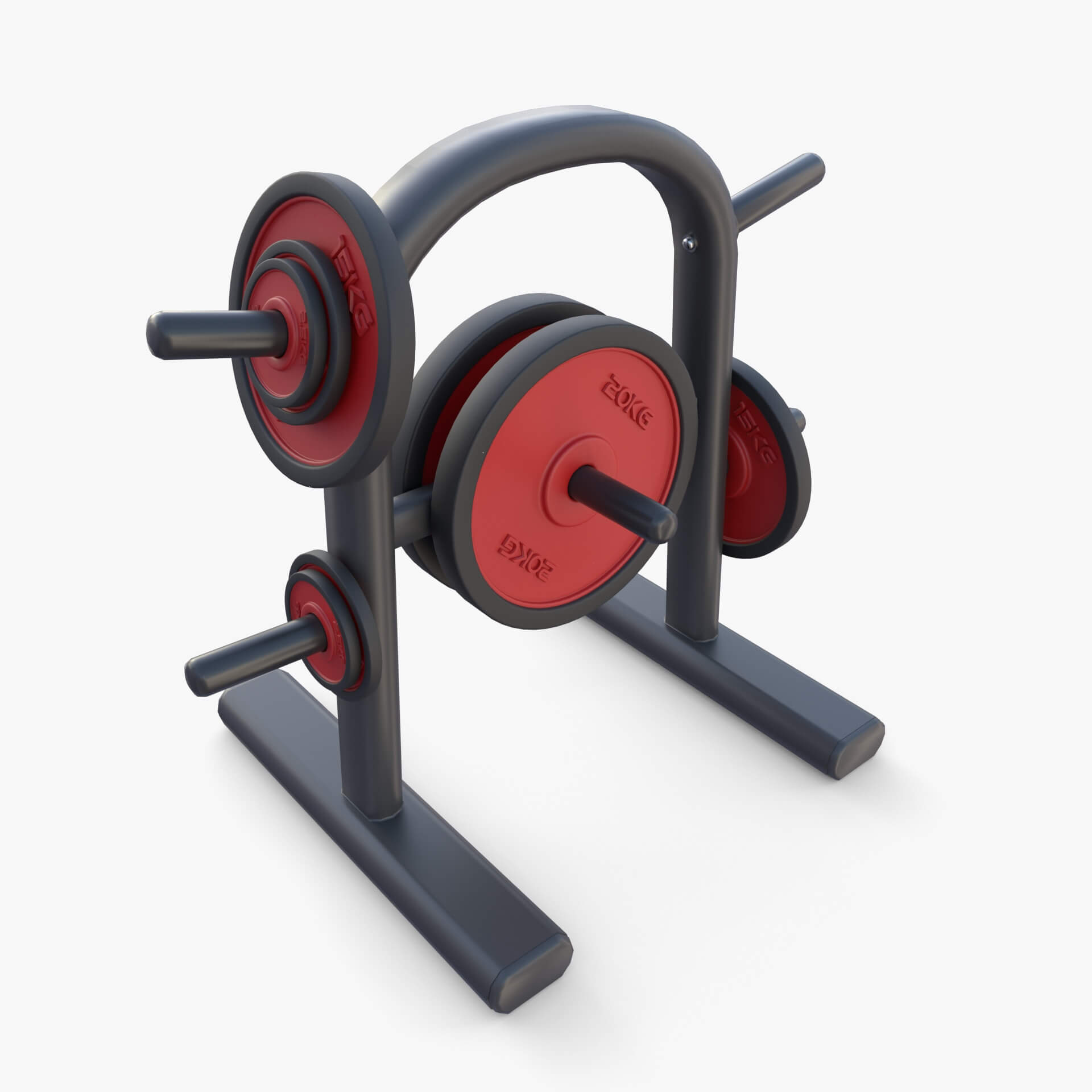 Disk Rack V1 - 3D Model by dragosburian