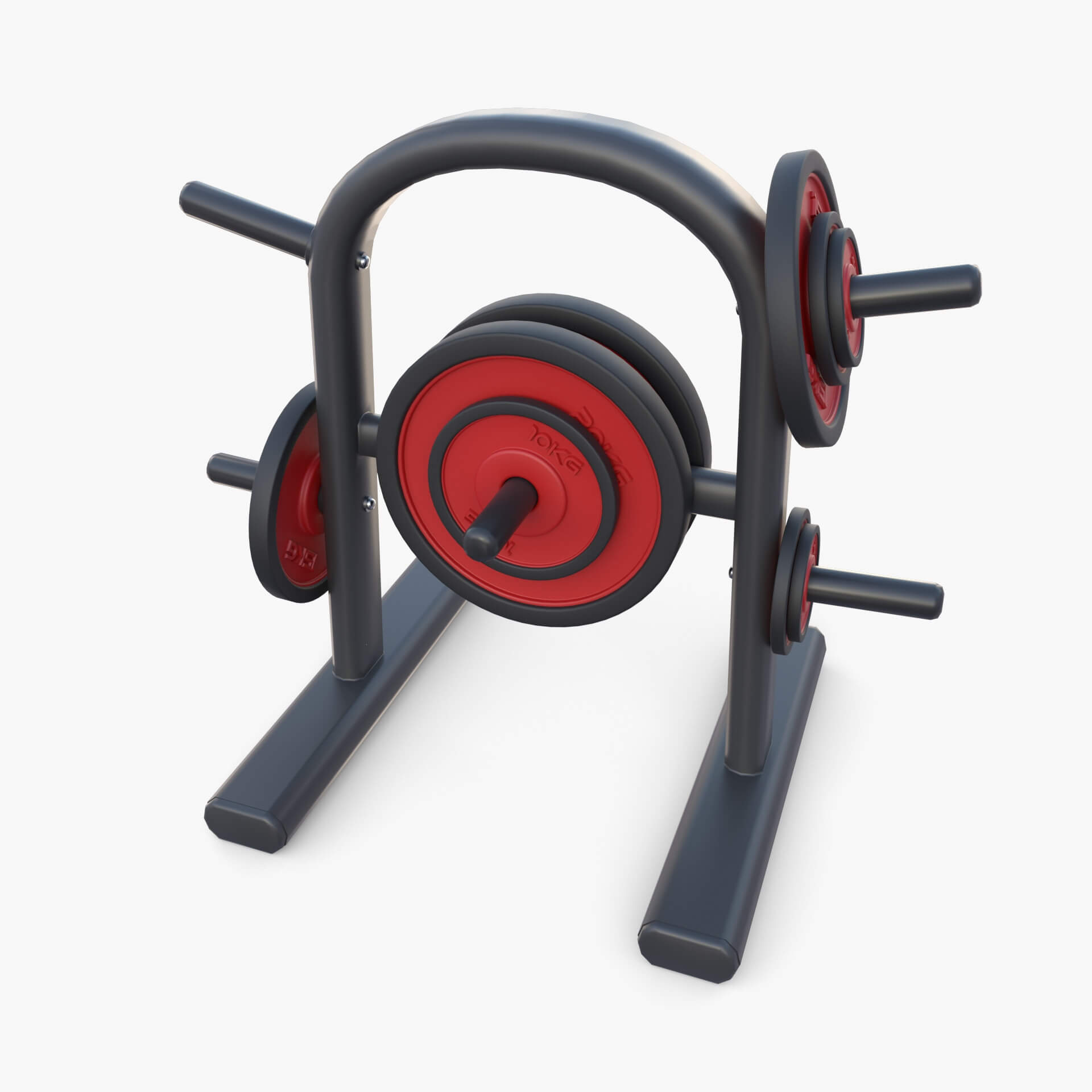 Disk Rack V1 - 3D Model by dragosburian