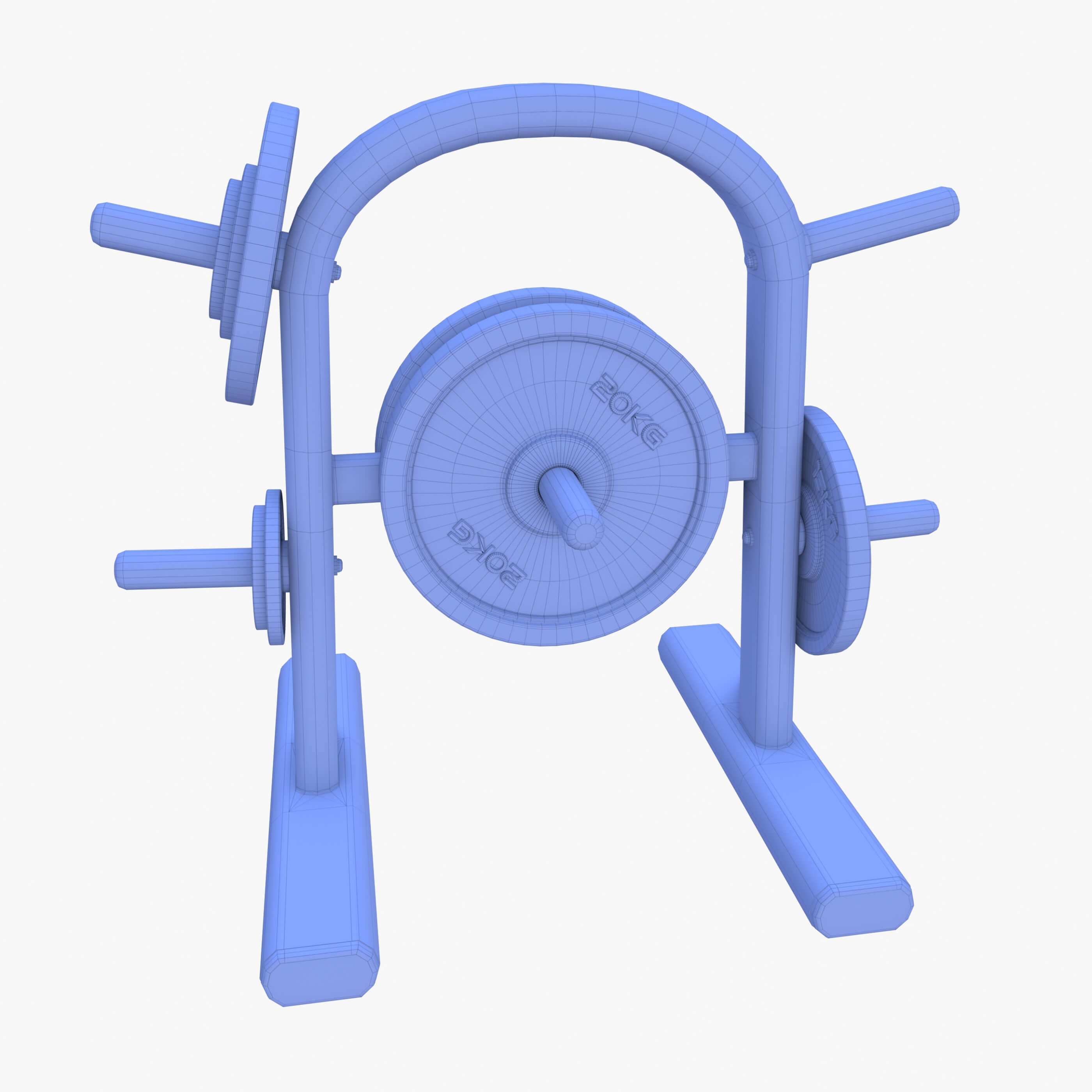 Disk Rack V1 - 3D Model by dragosburian