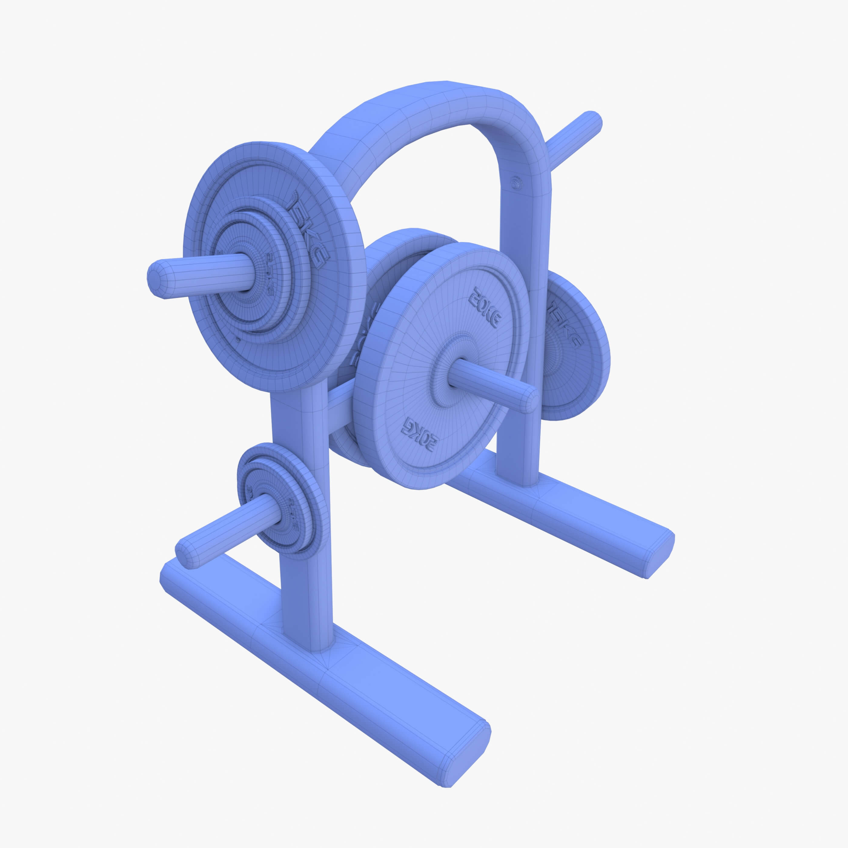 Disk Rack V1 - 3D Model by dragosburian