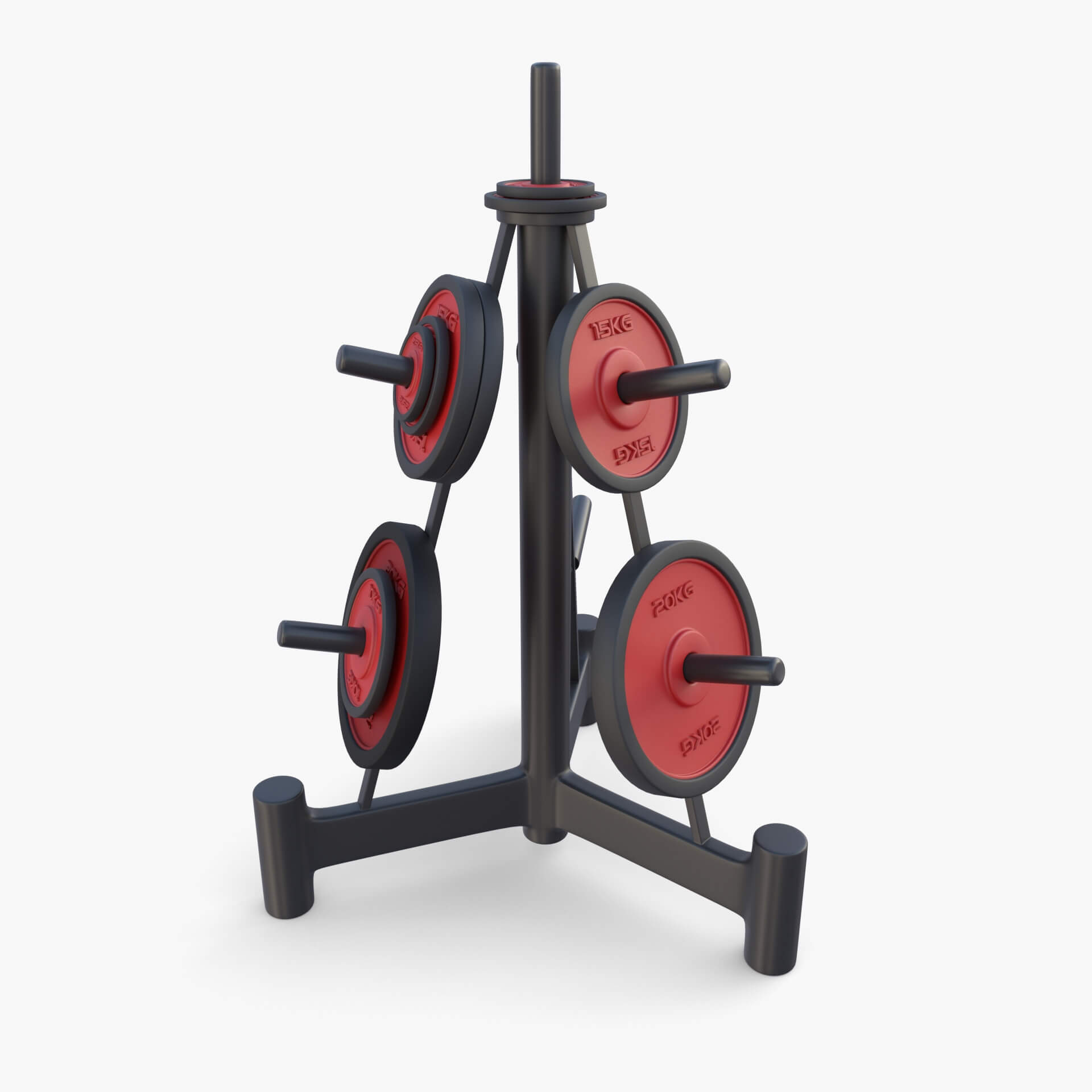 Disk Rack V2 - 3D Model by dragosburian