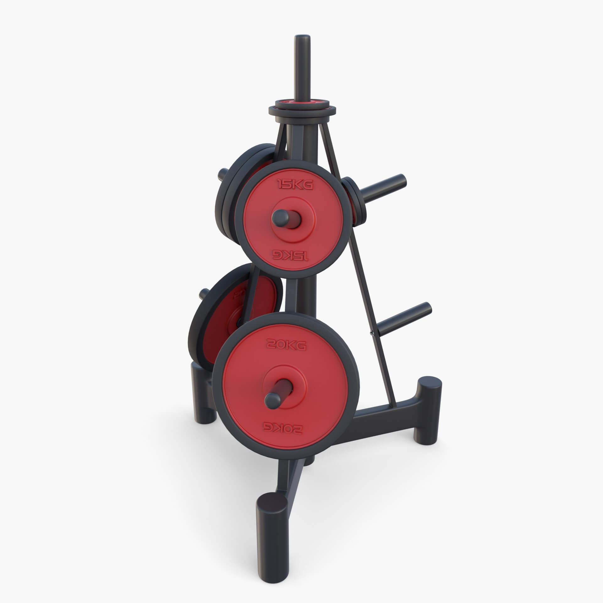 Disk Rack V2 - 3D Model by dragosburian