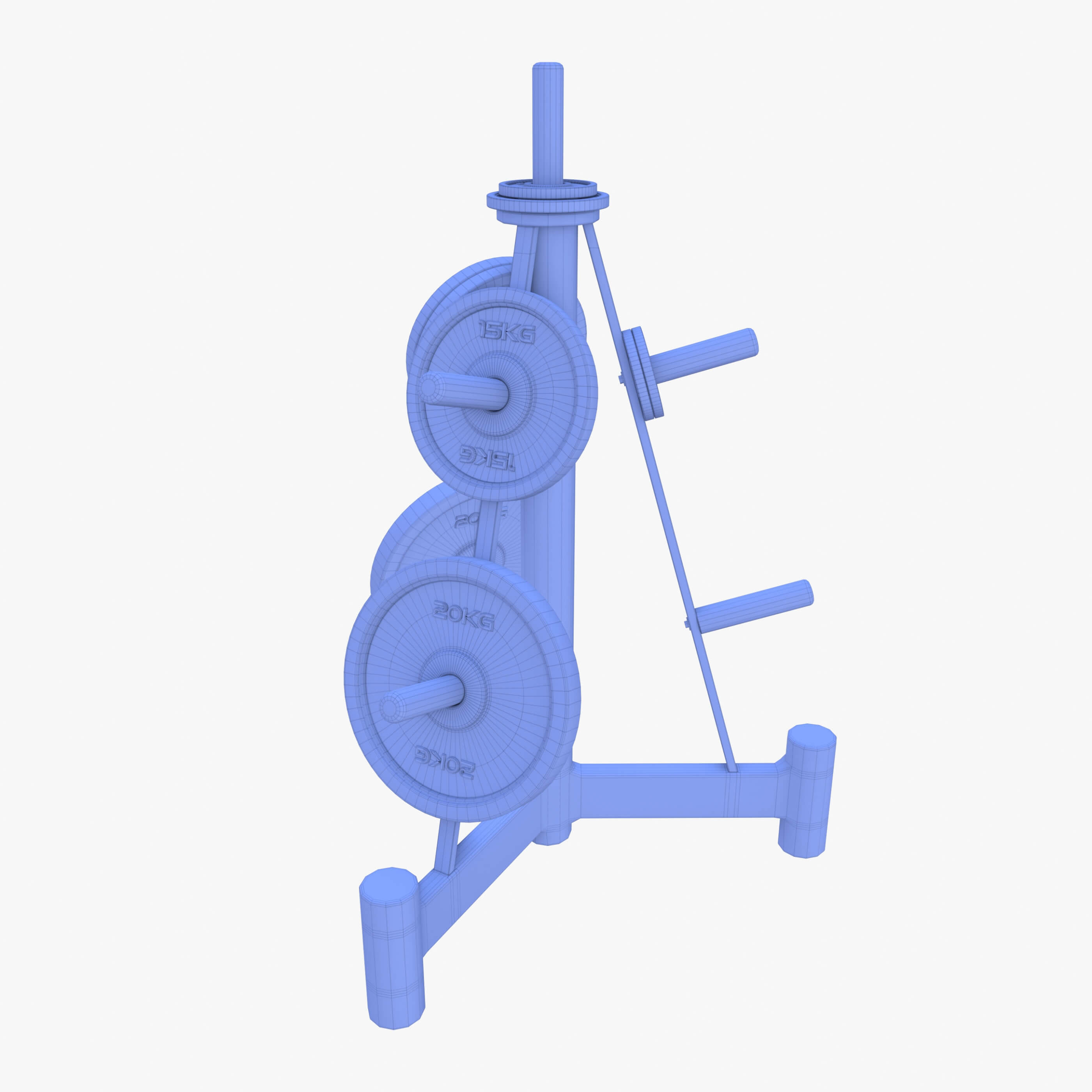 Disk Rack V2 - 3D Model by dragosburian