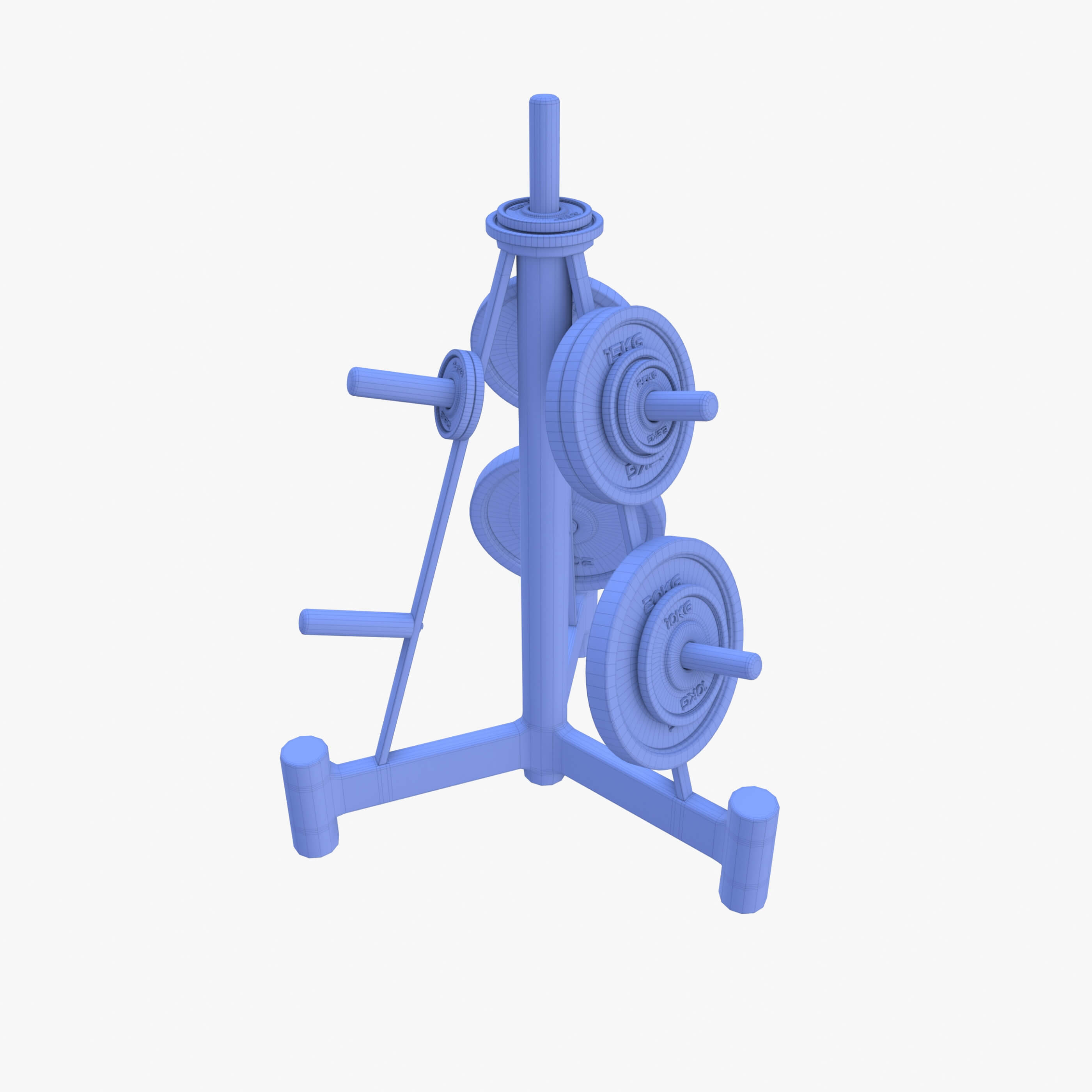 Disk Rack V2 - 3D Model by dragosburian