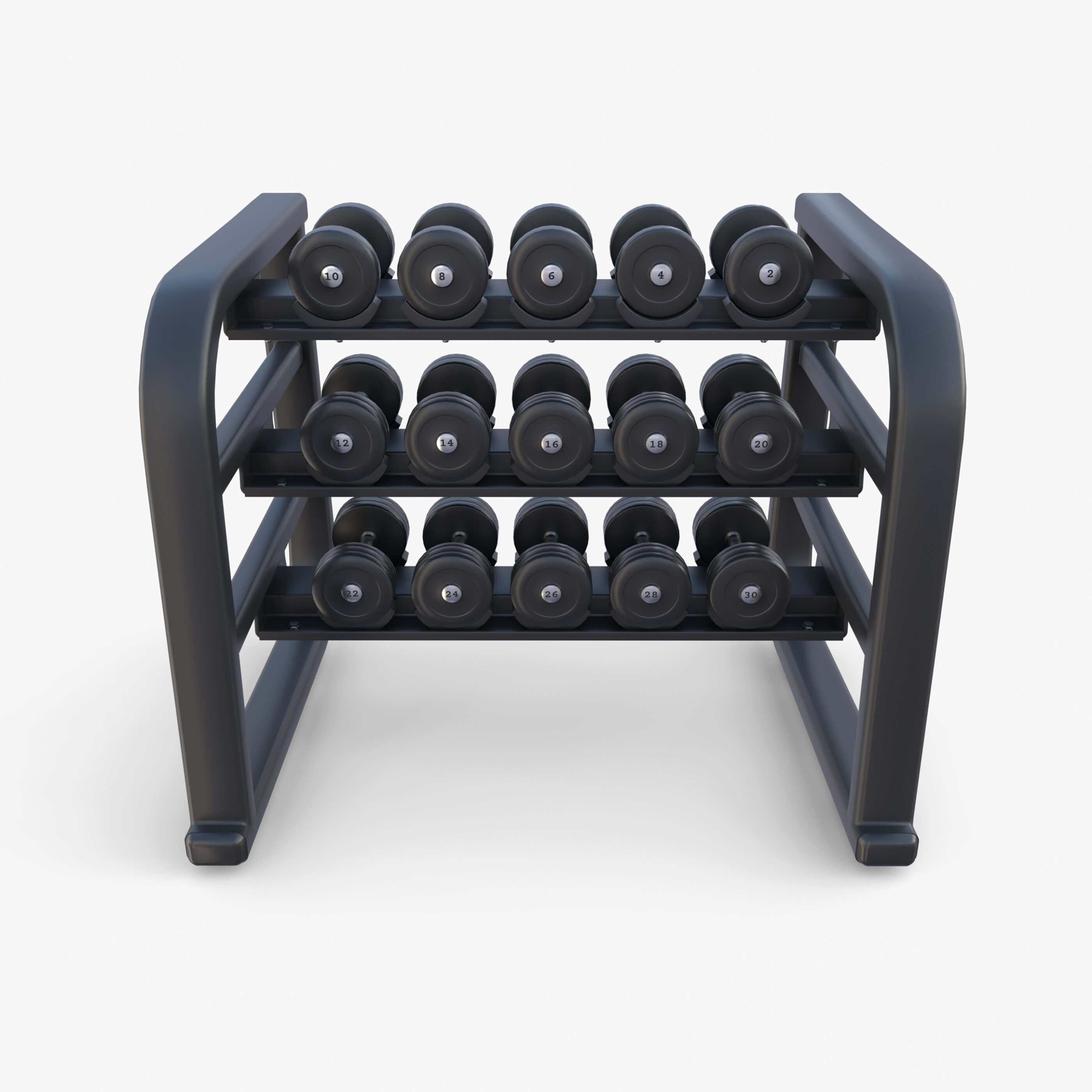 Dumbbell Rack V1 - 3D Model by dragosburian