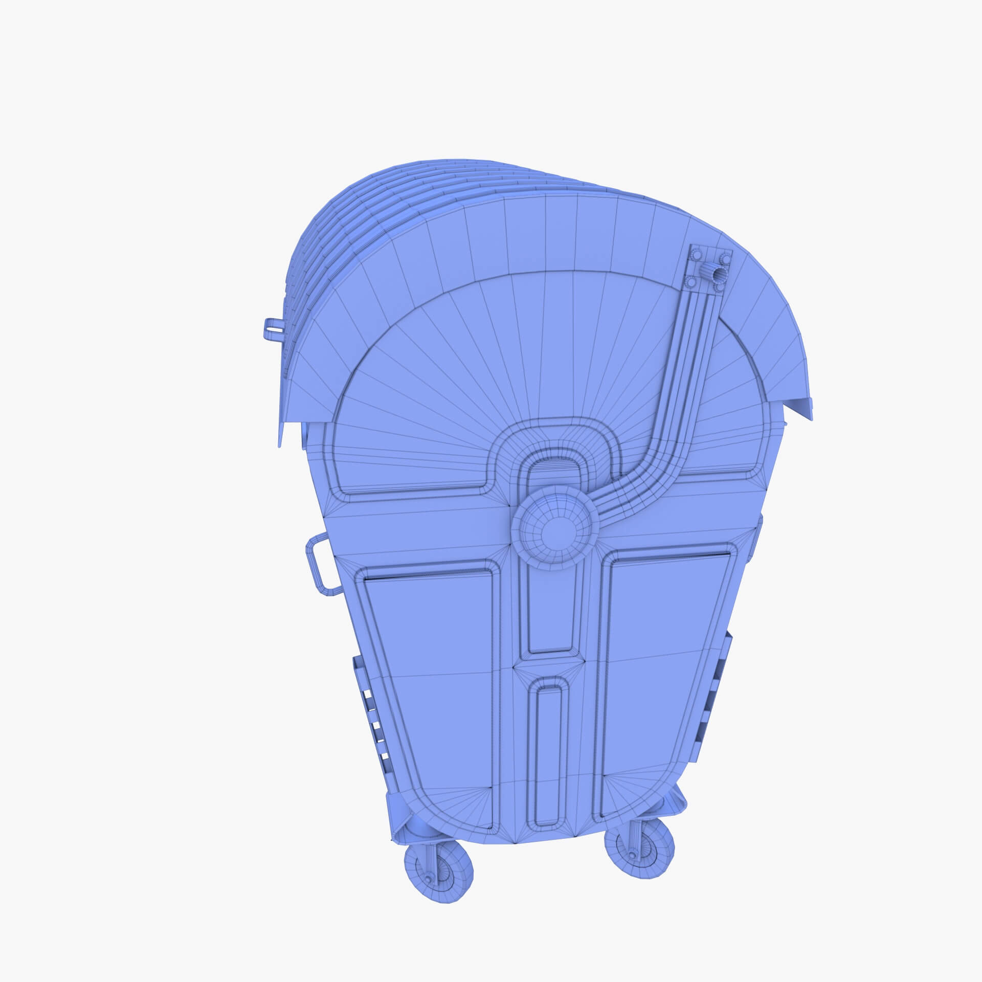 Dumpster V1 Weathered - 3D Model by dragosburian
