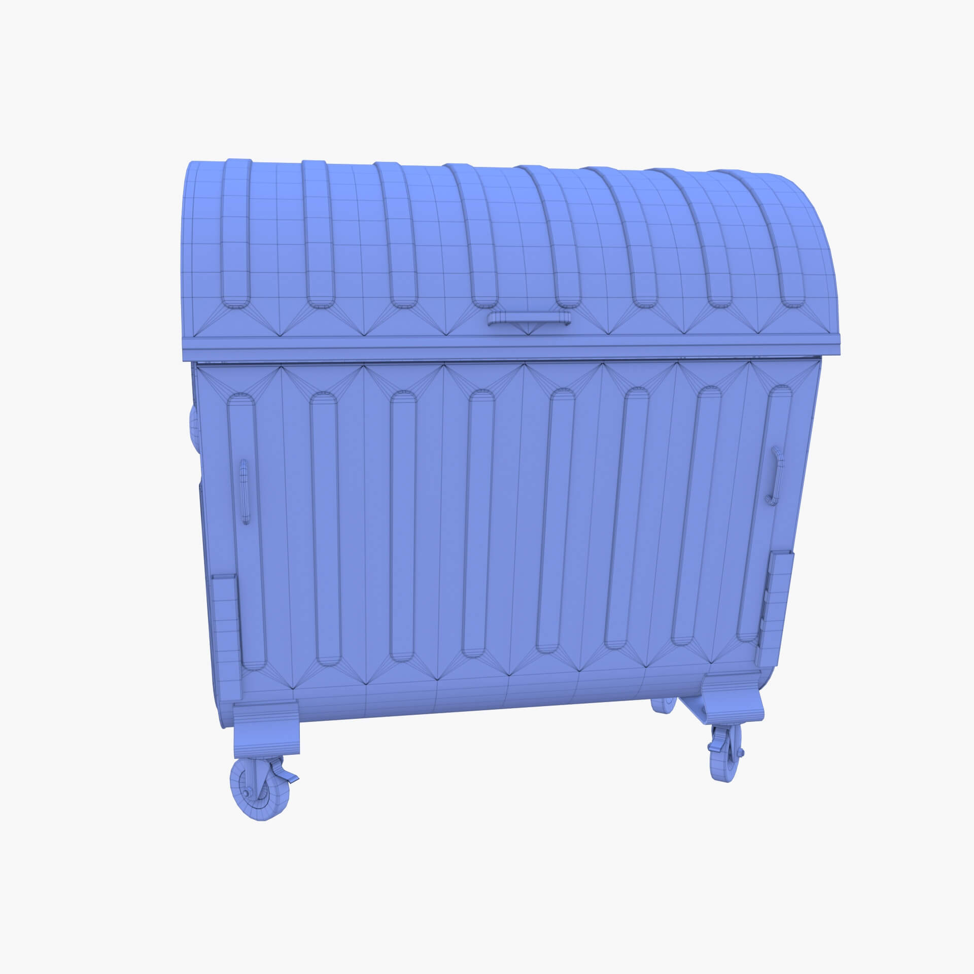 Dumpster V1 - 3D Model by dragosburian