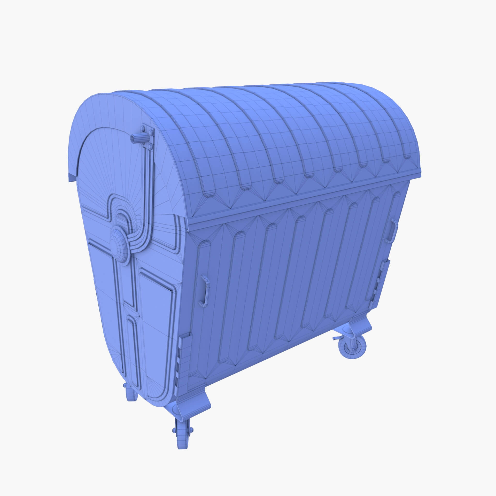 Dumpster V1 - 3D Model by dragosburian