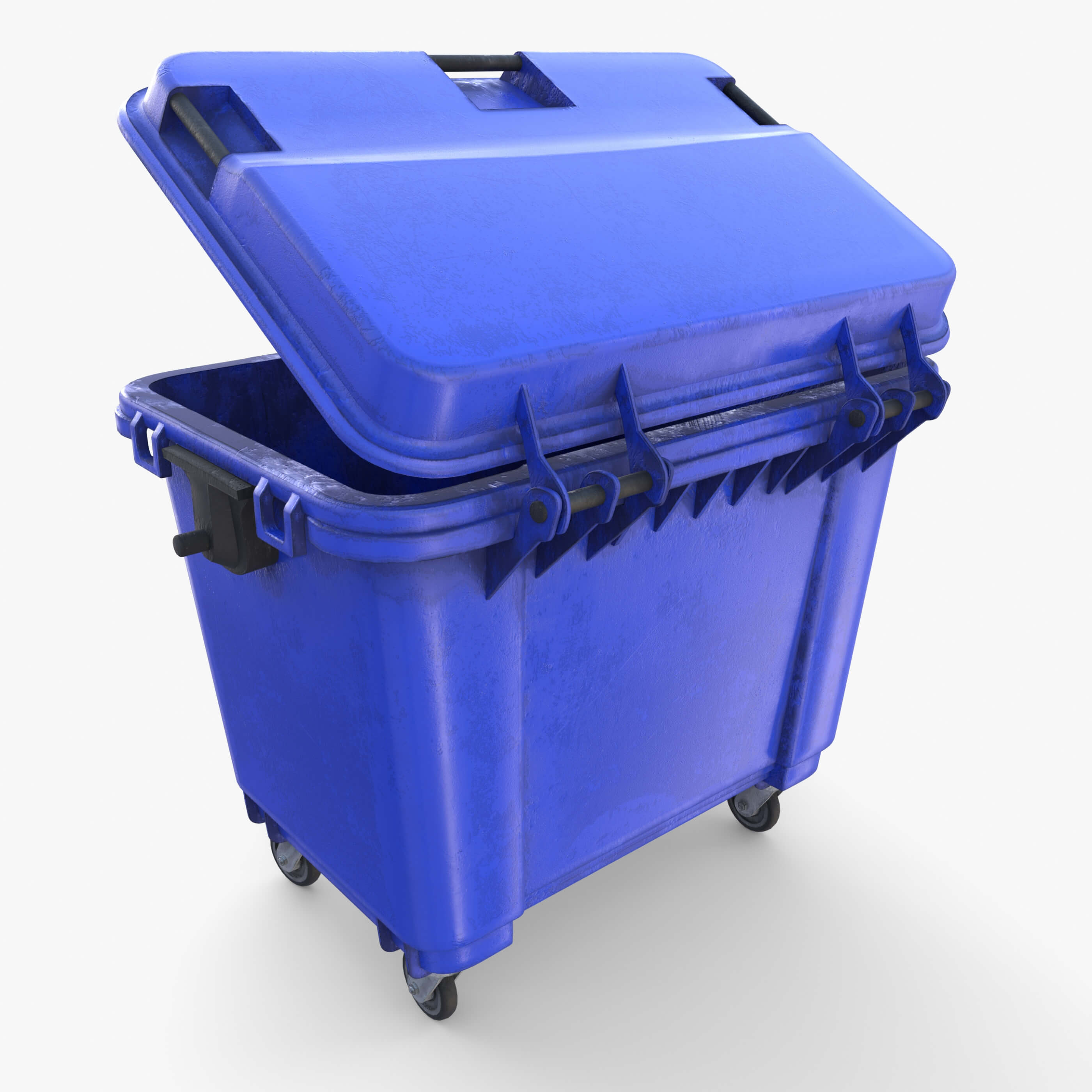 Dumpster V2 Weathered - 3D Model by dragosburian