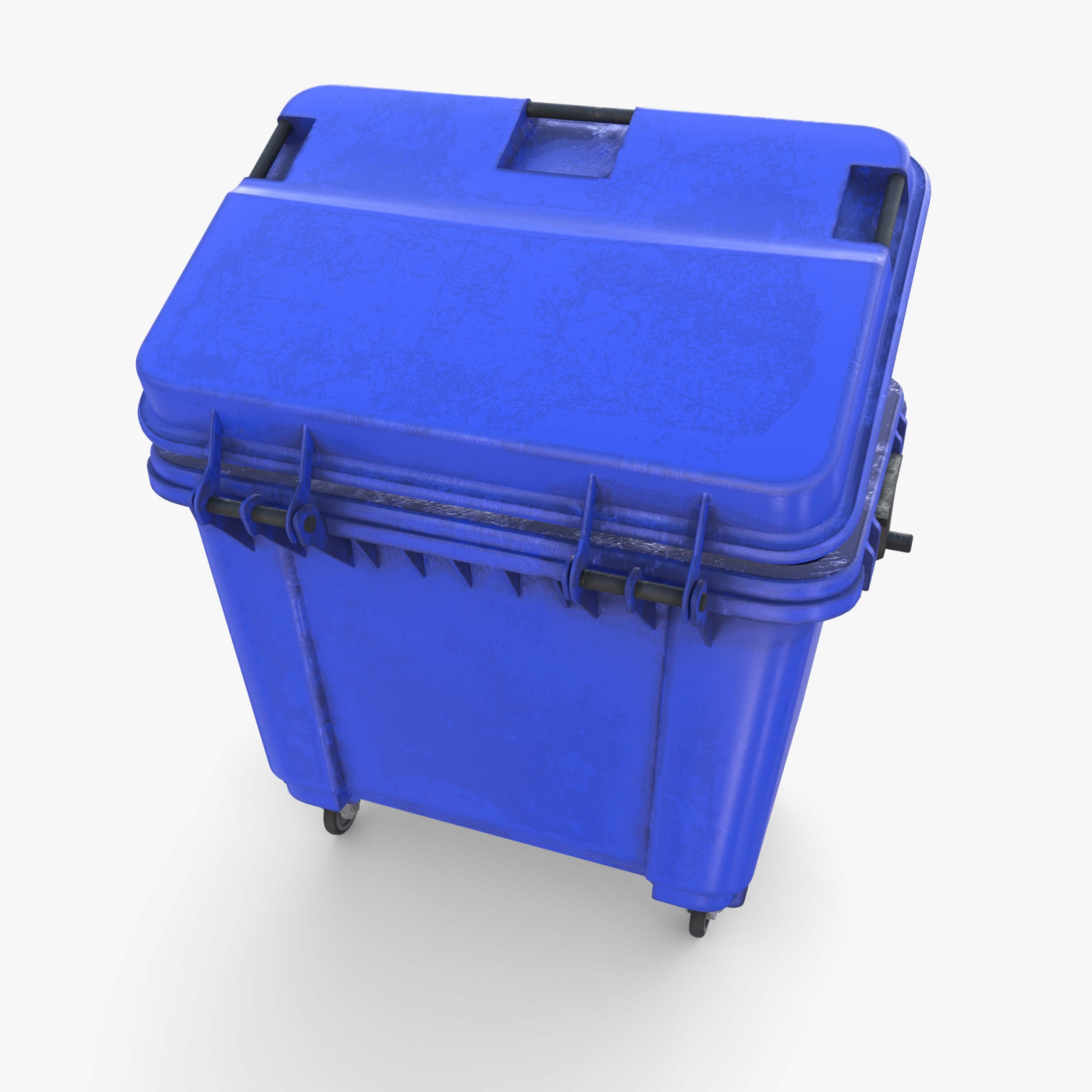 Dumpster V2 Weathered - 3D Model by dragosburian