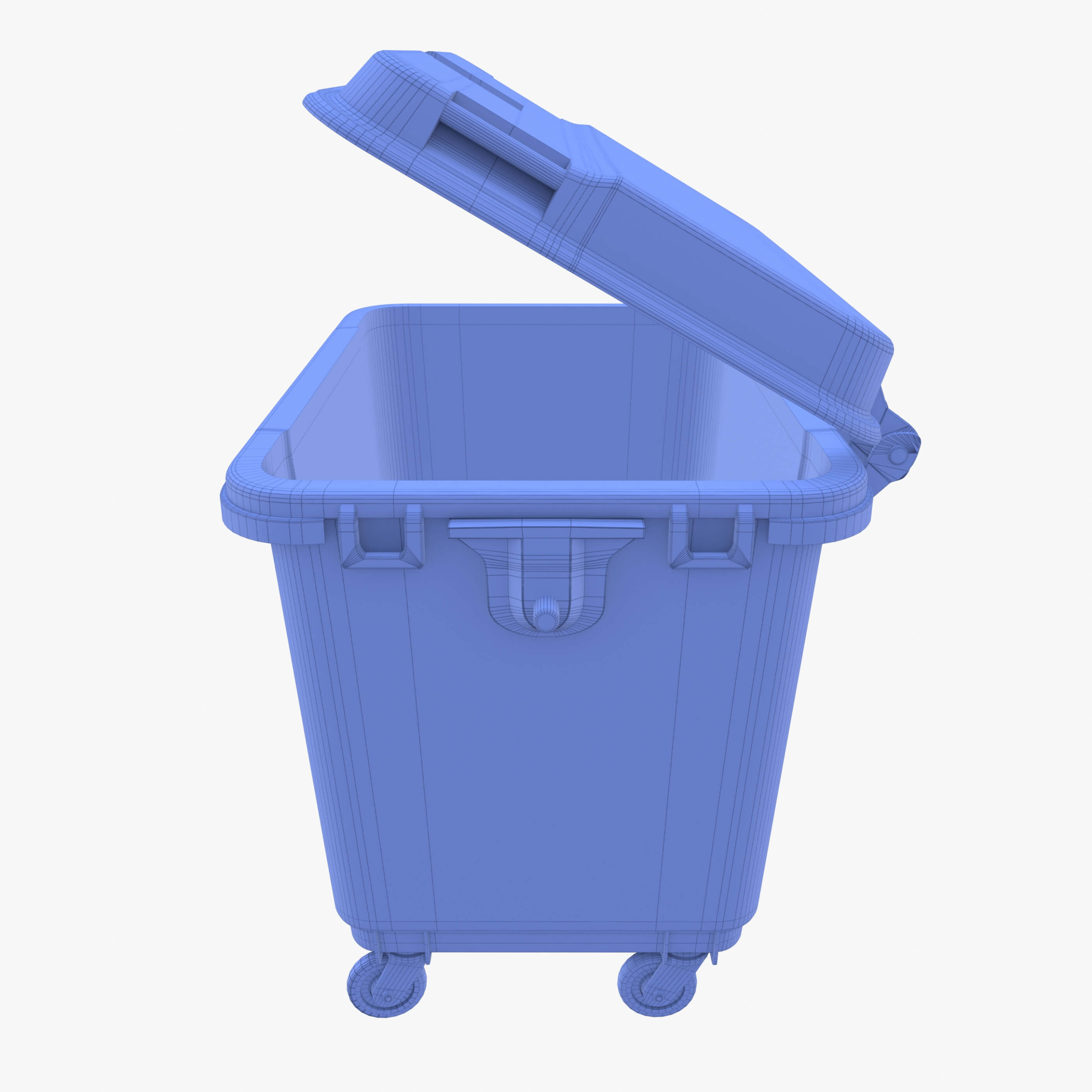 Dumpster V2 Weathered - 3D Model by dragosburian