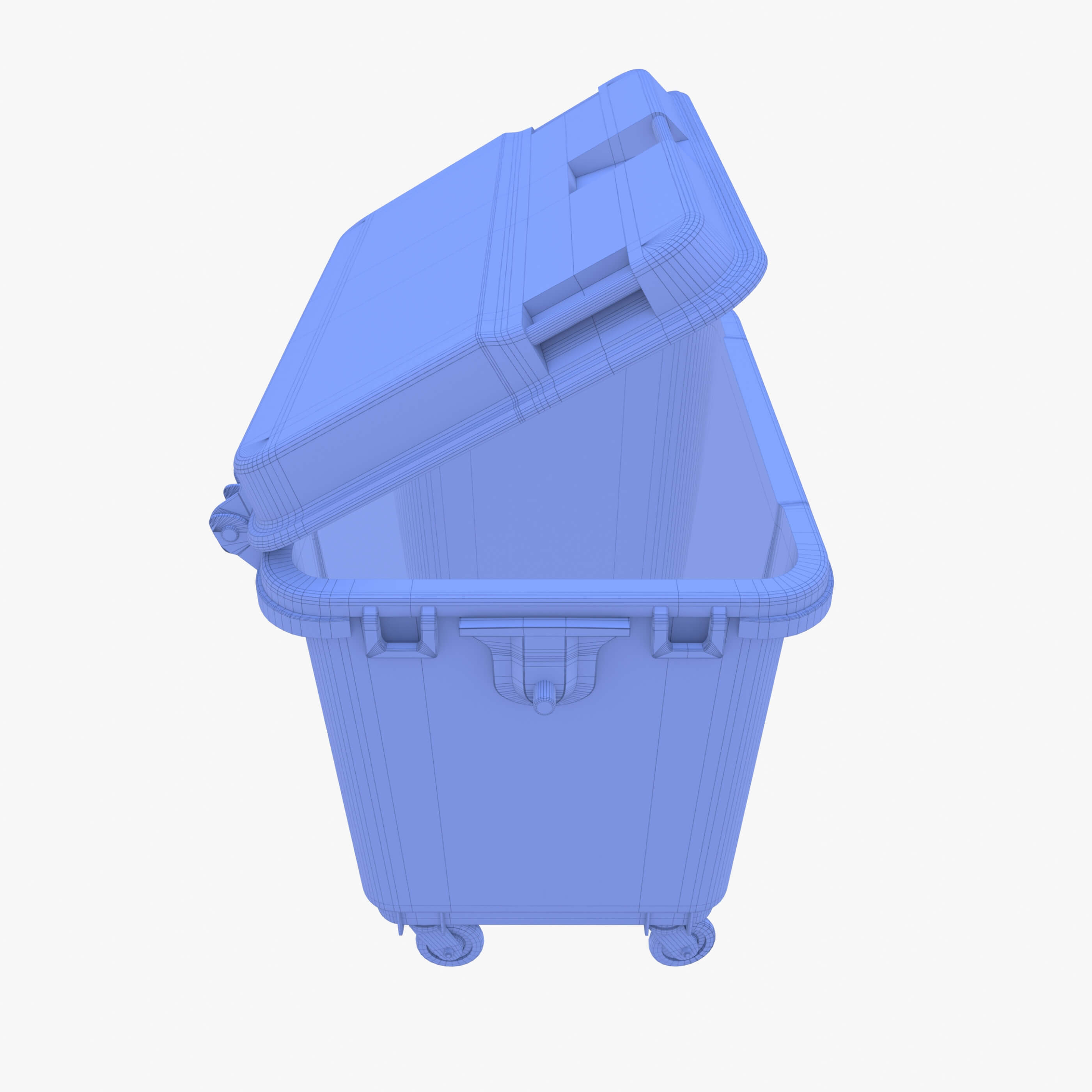 Dumpster V2 Weathered - 3D Model by dragosburian