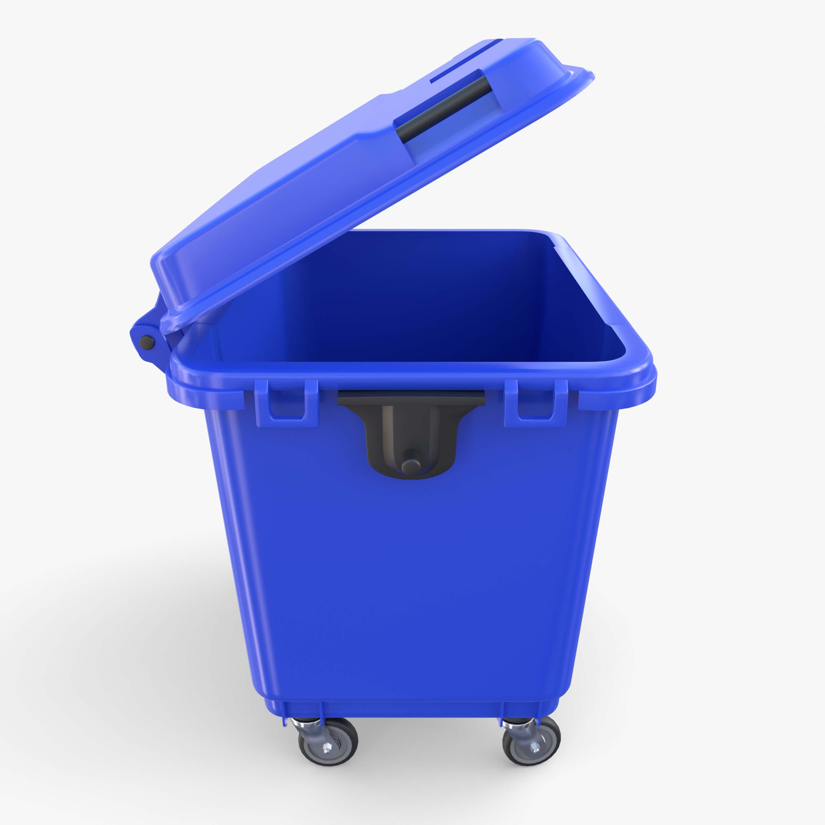 Dumpster V2 Blue - 3D Model by dragosburian