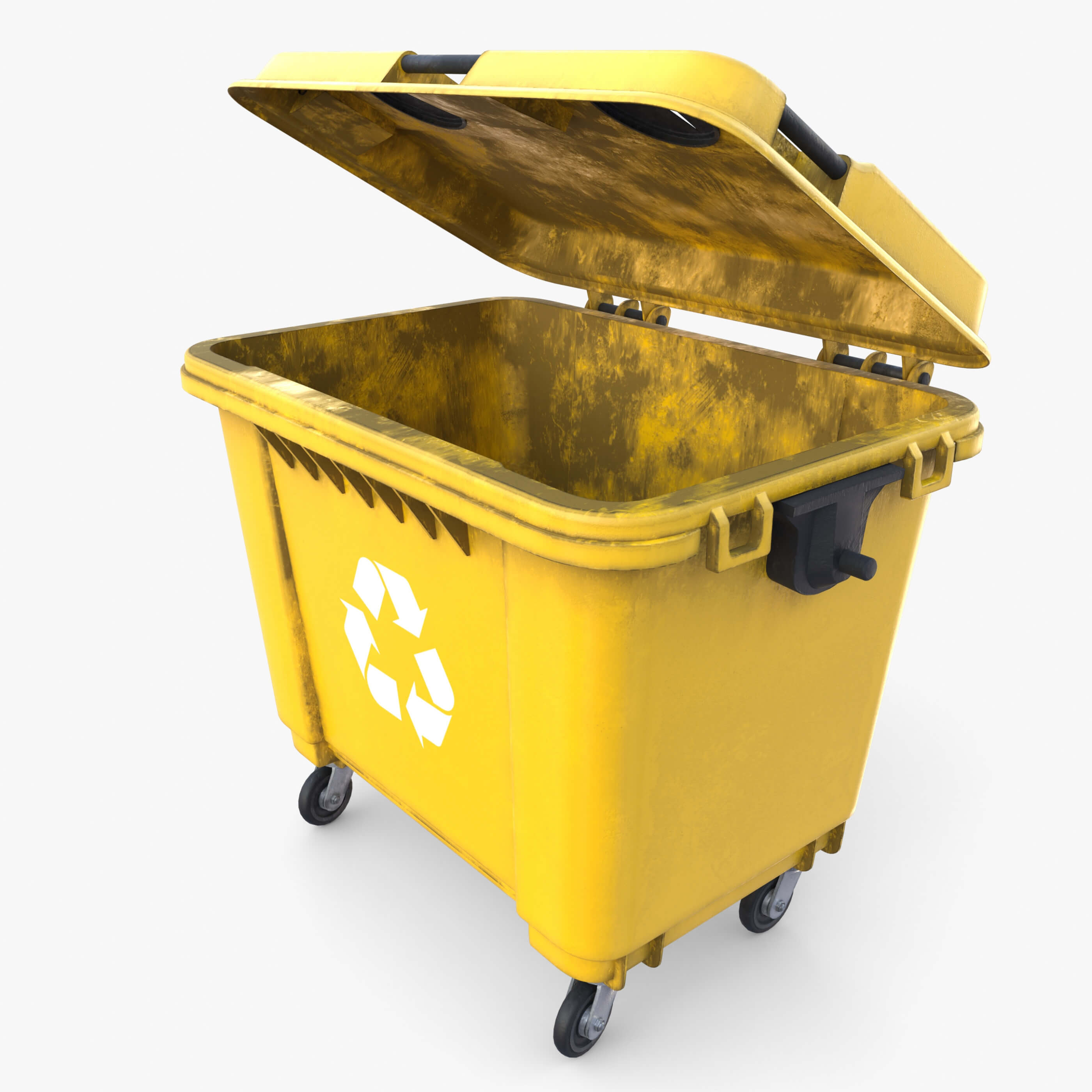 Dumpster V3 Weathered - 3D Model by dragosburian