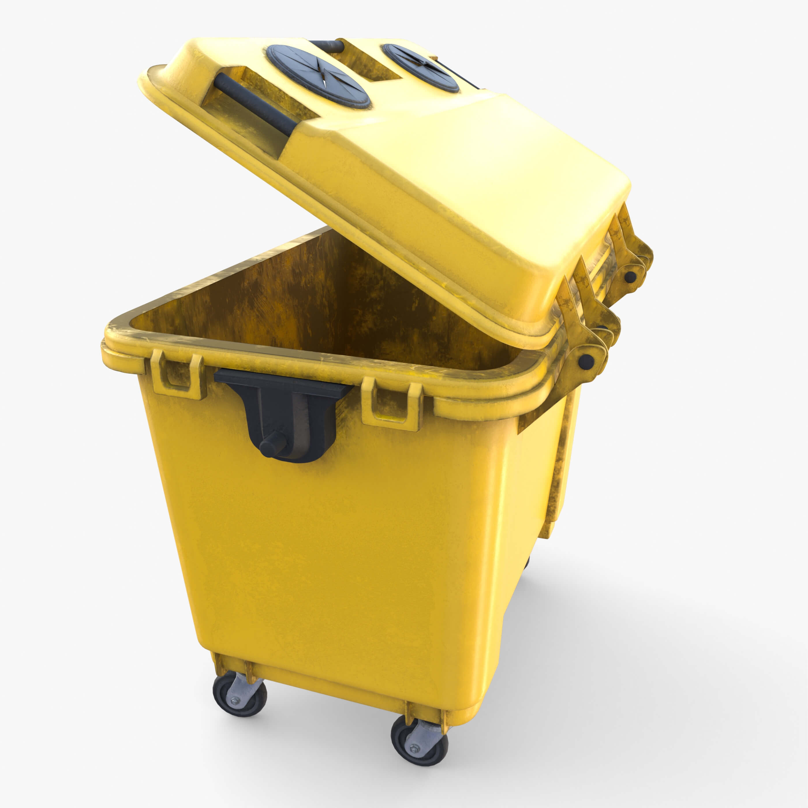 Dumpster V3 Weathered - 3D Model by dragosburian