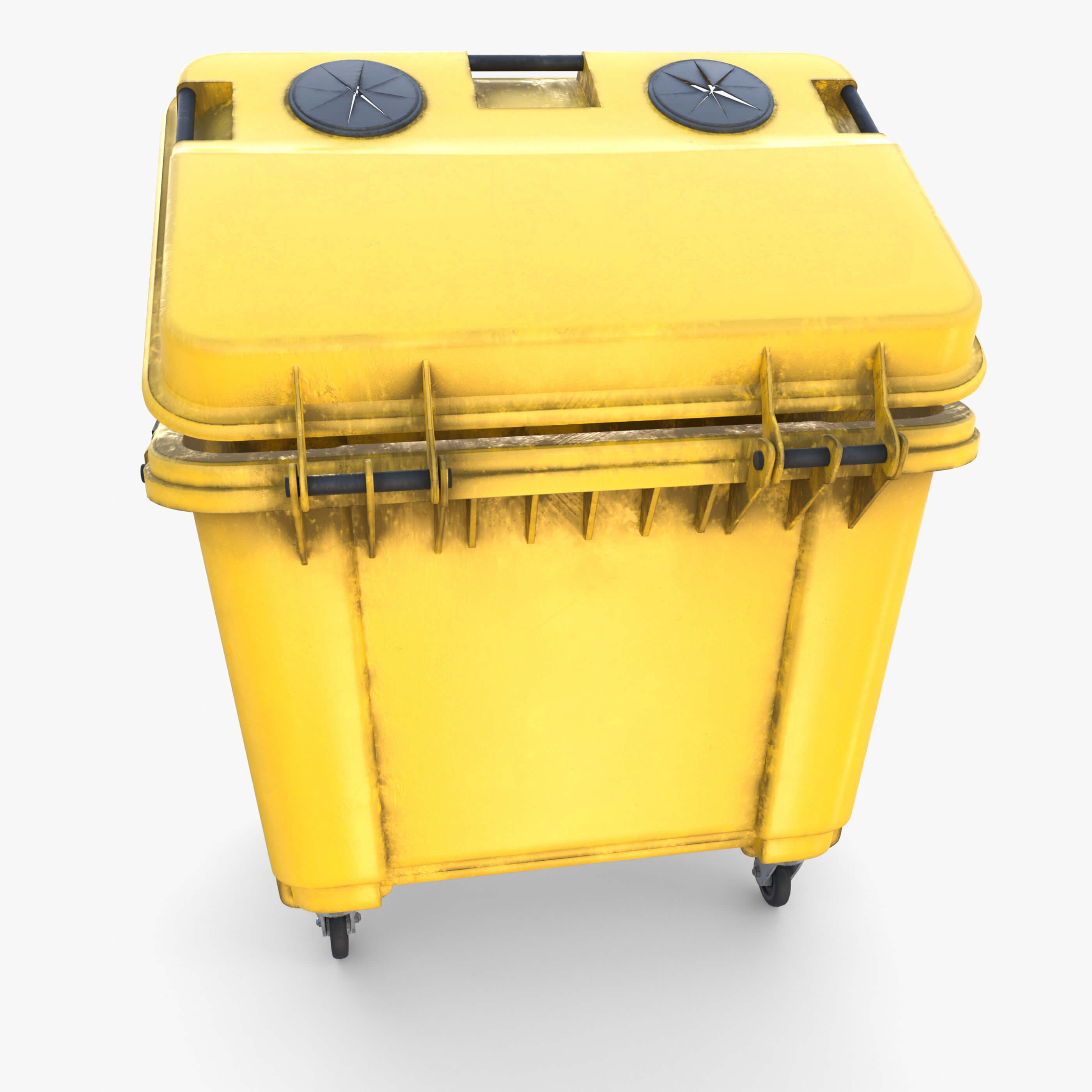 Dumpster V3 Weathered - 3D Model by dragosburian