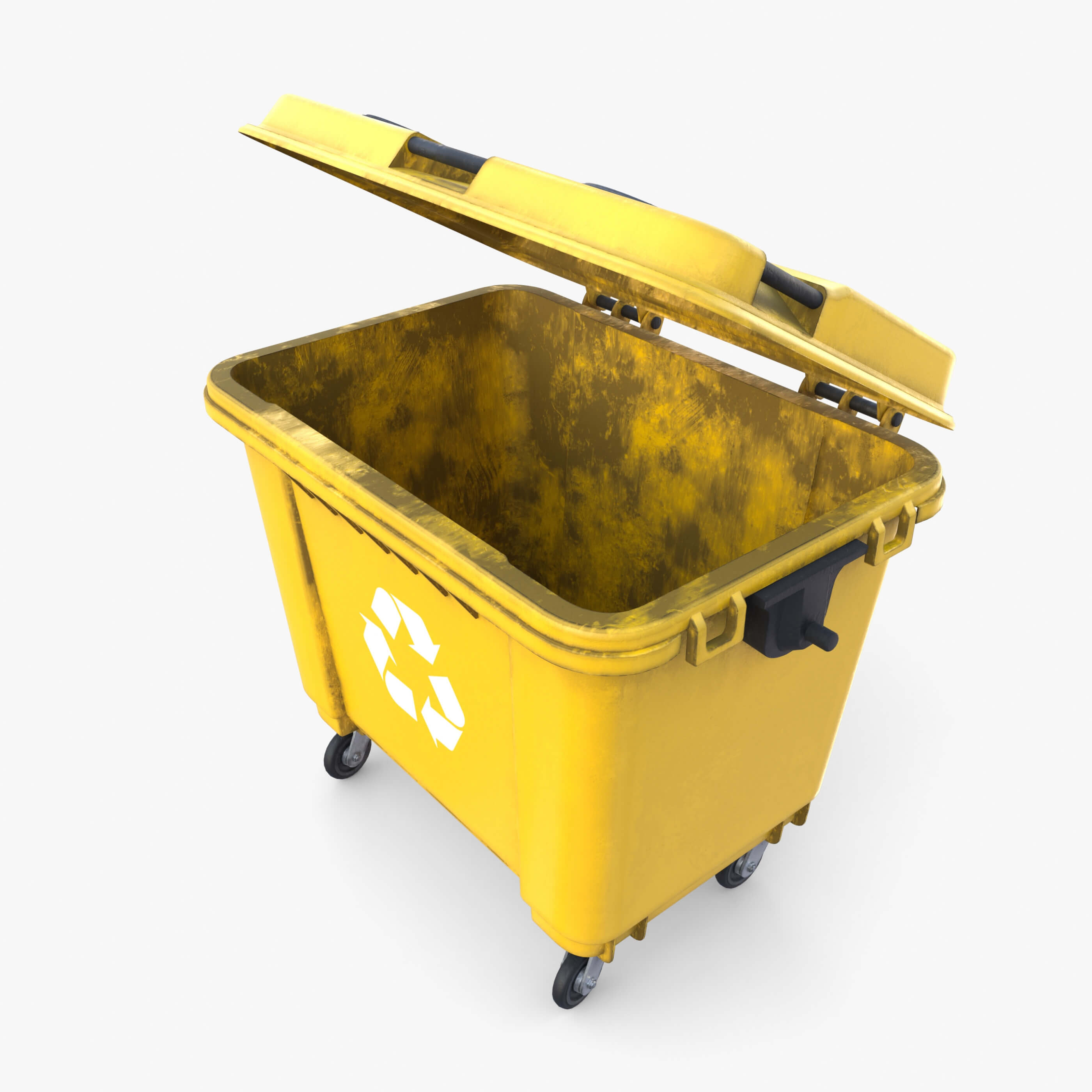 Dumpster V3 Weathered - 3D Model by dragosburian