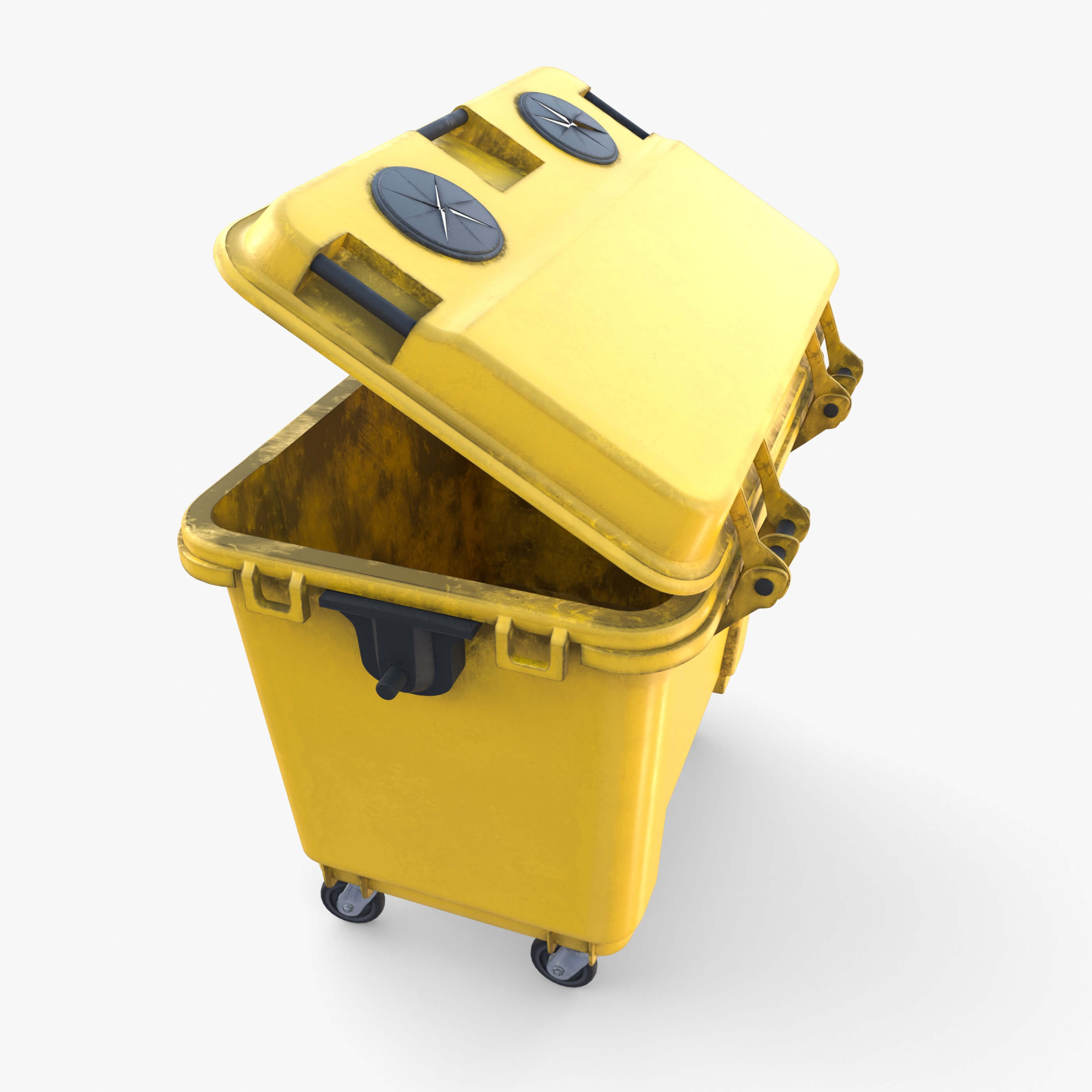 Dumpster V3 Weathered - 3D Model by dragosburian