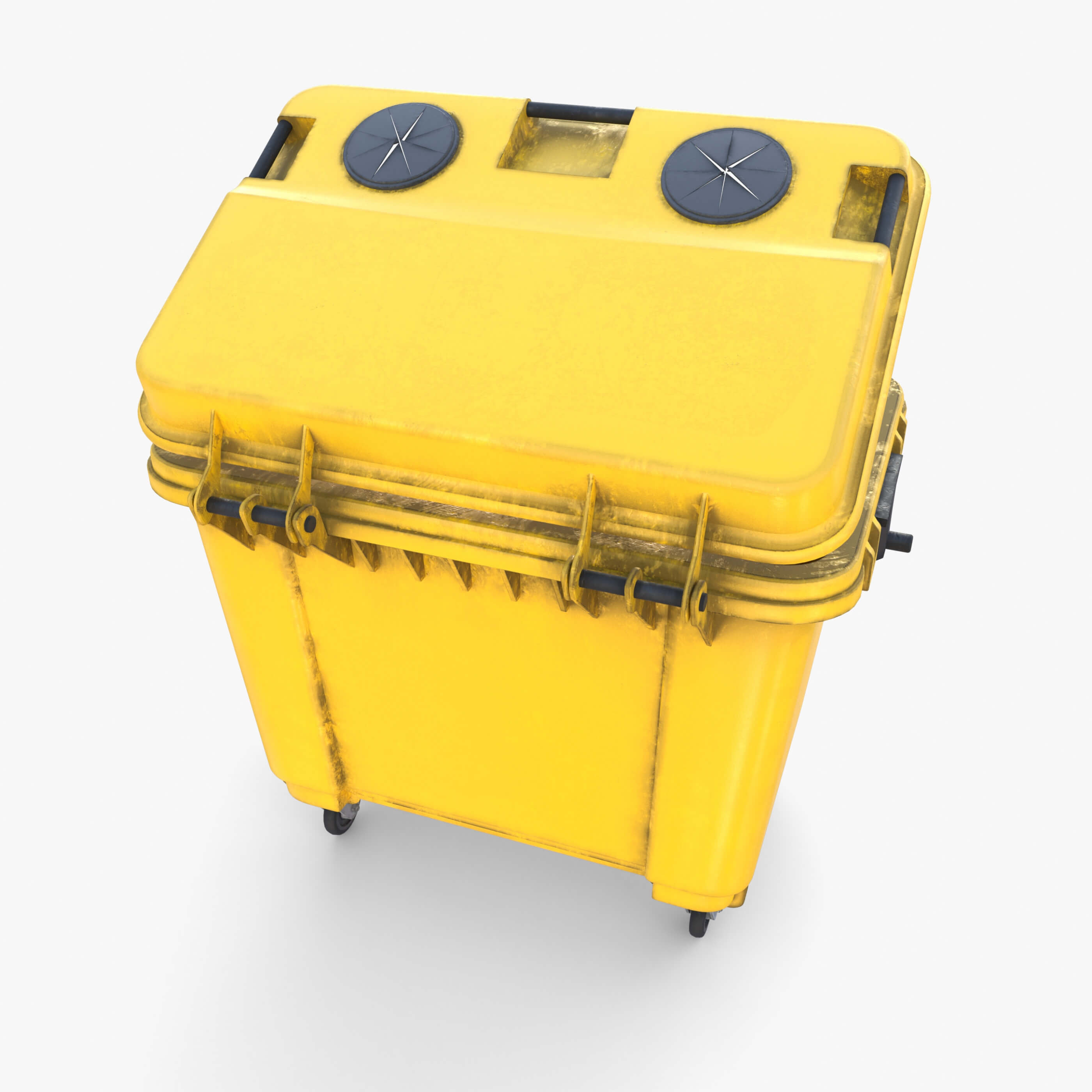 Dumpster V3 Weathered - 3D Model by dragosburian