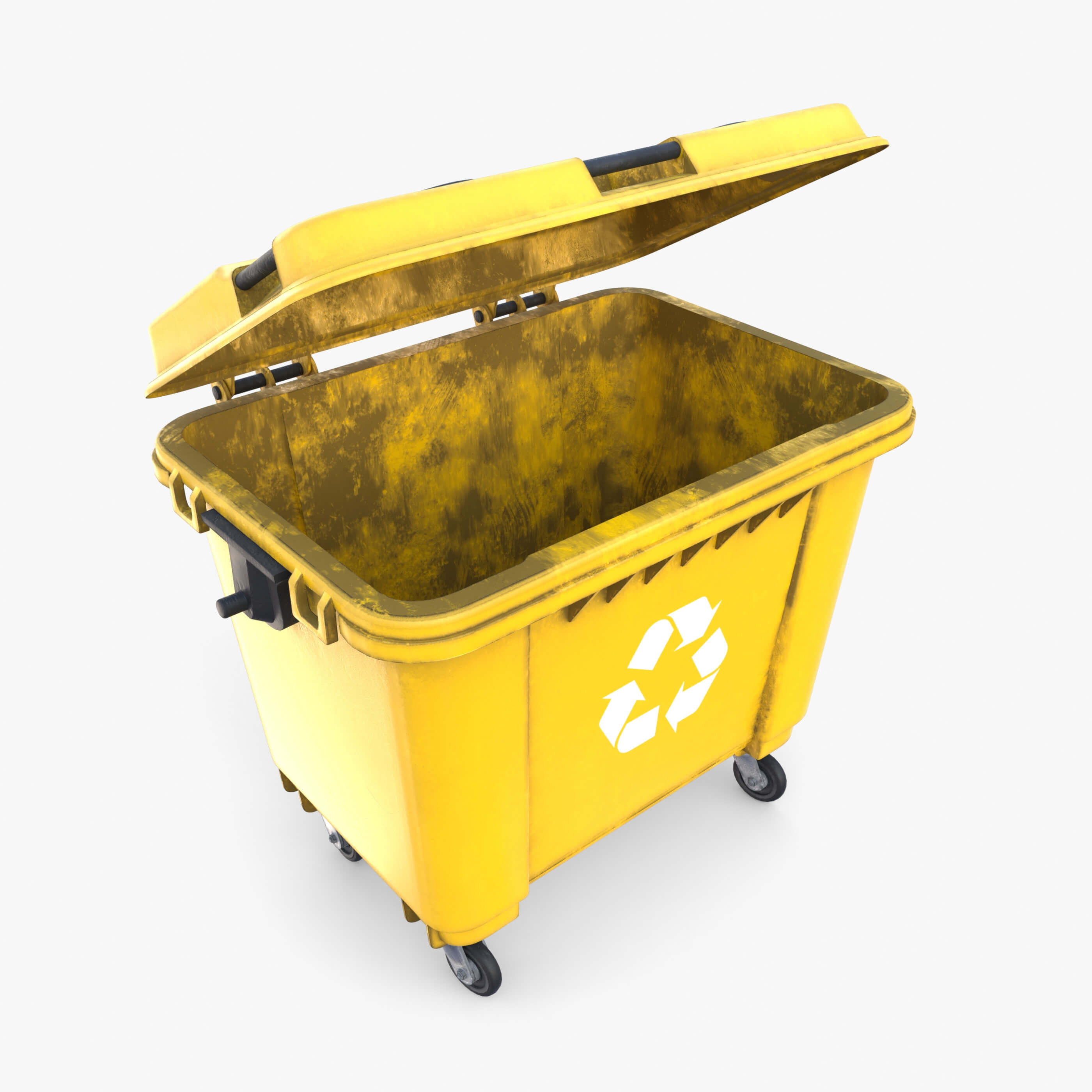 Dumpster V3 Weathered - 3D Model by dragosburian