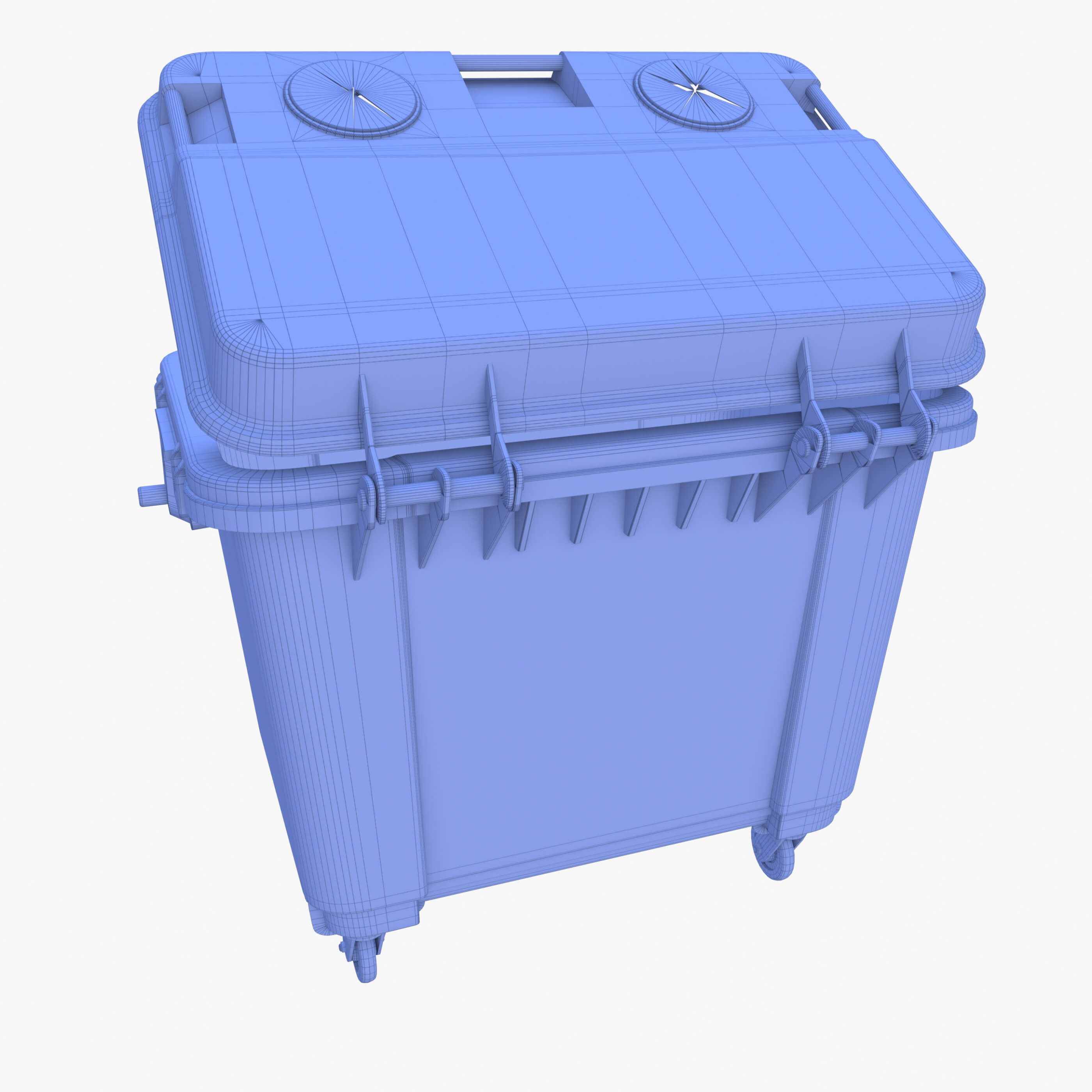 Dumpster V3 Yellow - 3D Model by dragosburian